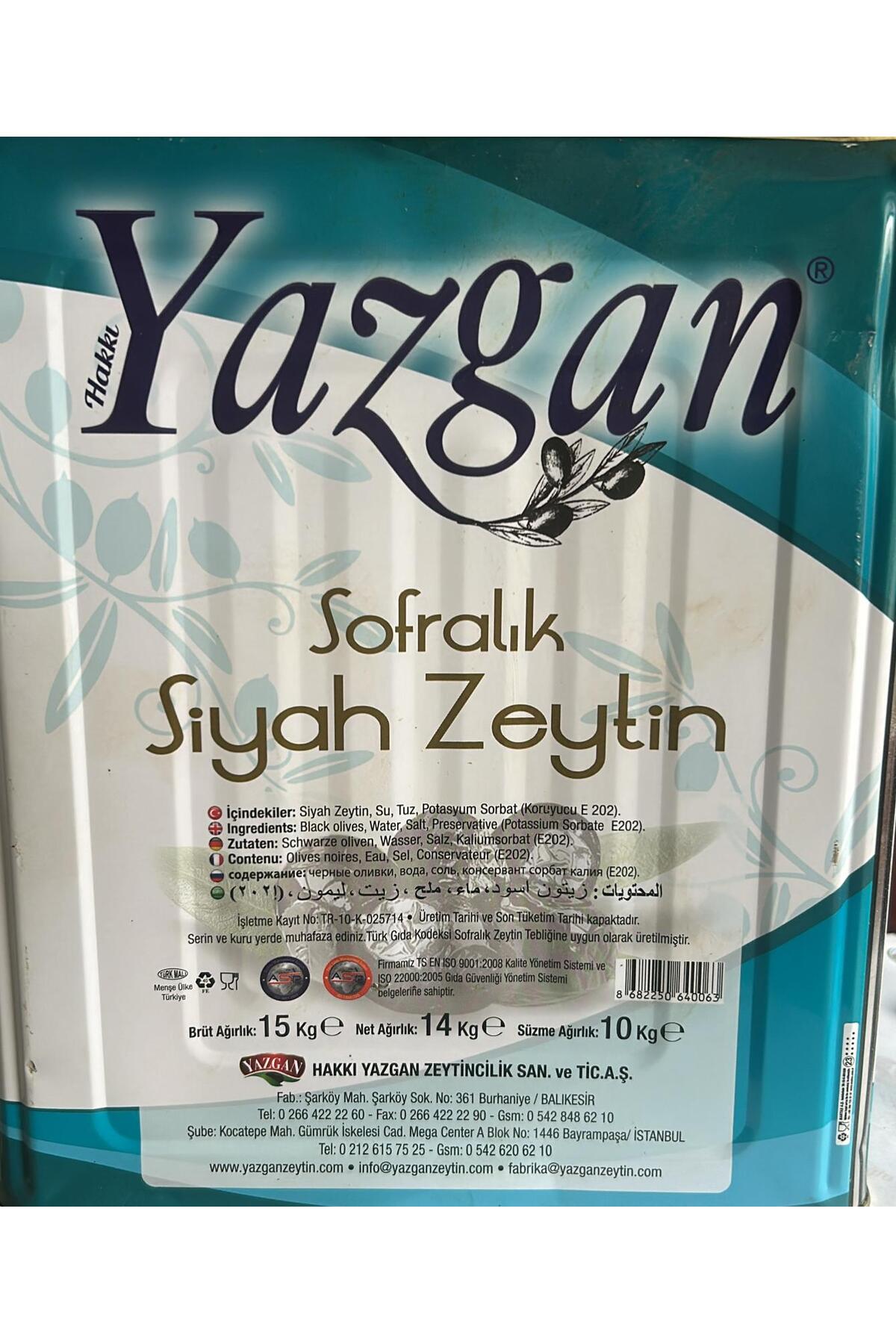 ZEYTİN YAZGAN SİYAH ZEYTİN TUZSUZ DİYET 10KG Fiyatı, Yorumları - Trendyol