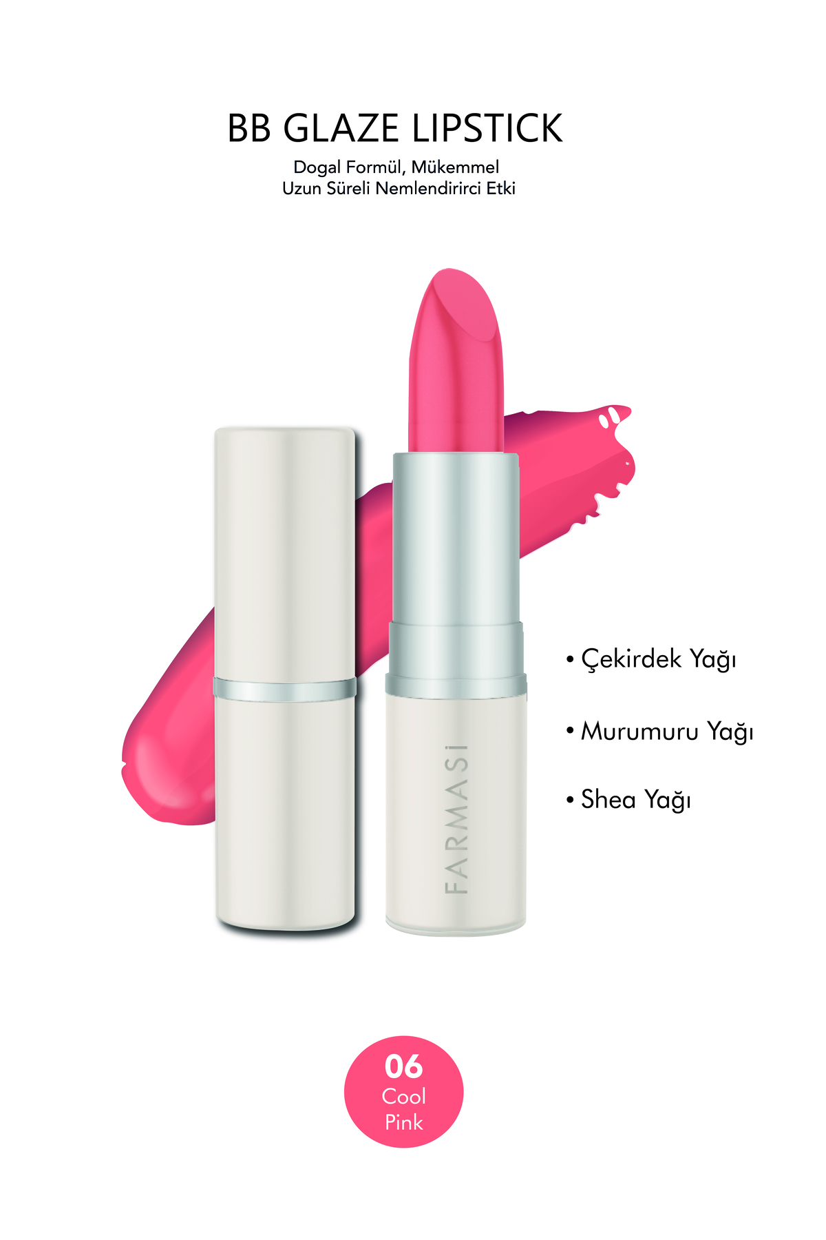 Farmasi Bb Glaze Ruj 06 Cool Pink 4 gr Fiyatı, Yorumları - Trendyol