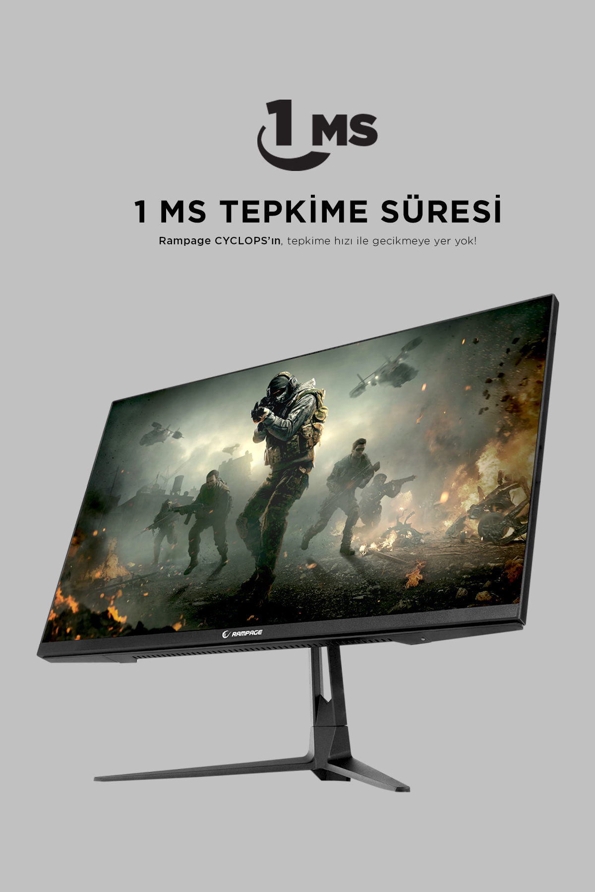 Rampage Cyclops Cy25r240 25" 1 Ms 240 Hz Freesync G-sync Uyumlu Full Hd Gaming Oyuncu Monitörü ...