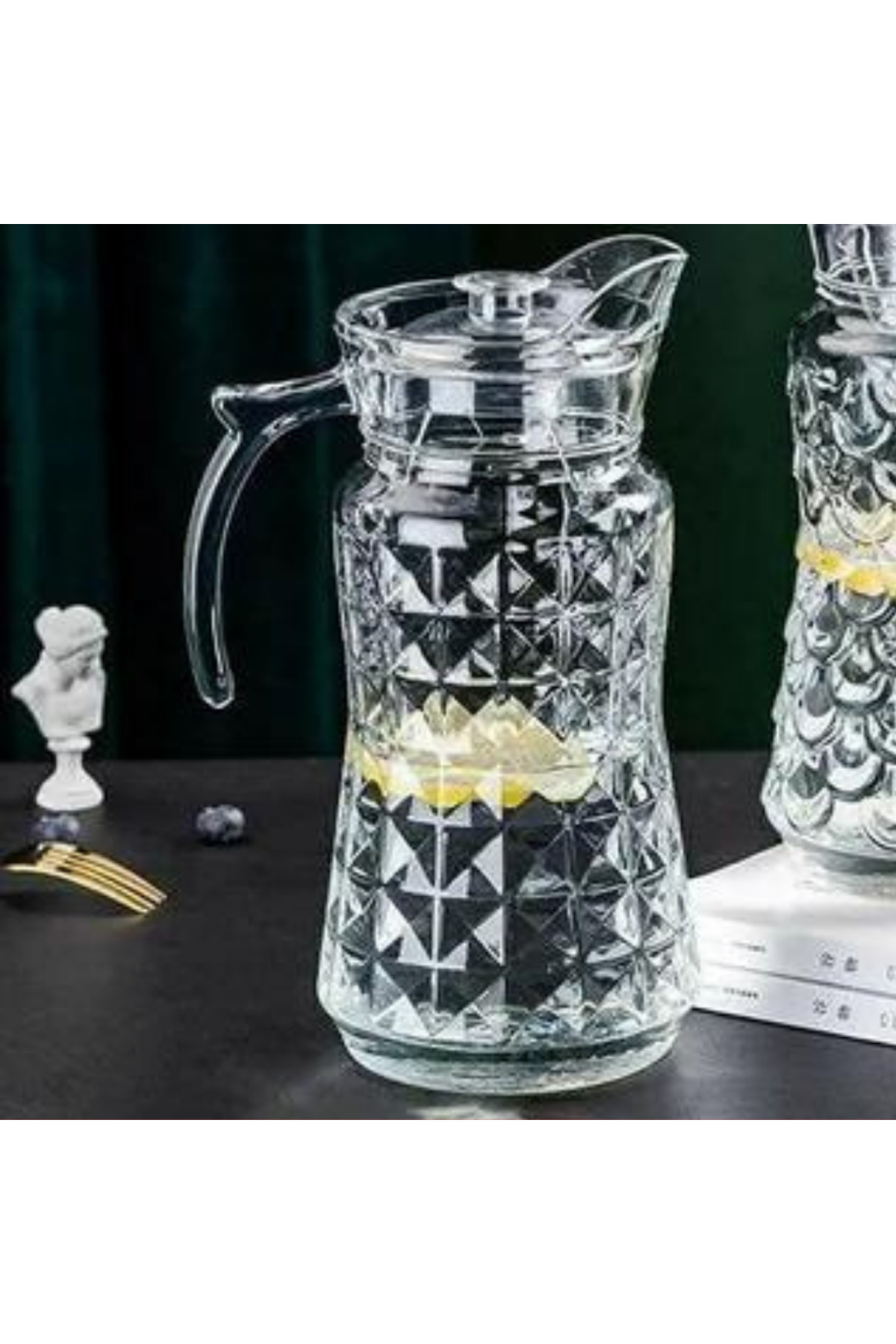 MADAME LUDA Delisoga 1,7 Litre Kristal Cam İşlemeli Tropical Meyve-Su ...