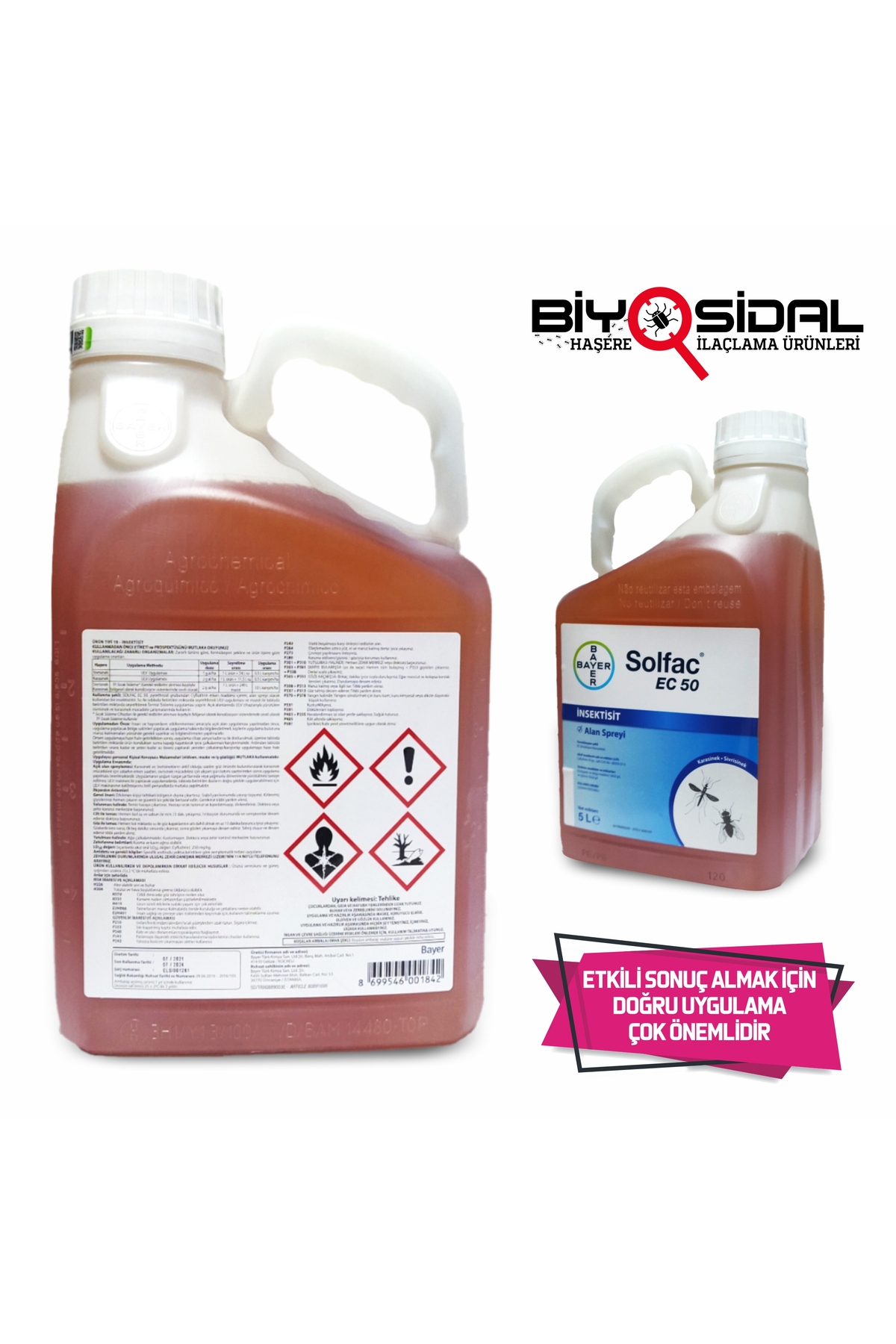 Bayer Solfac Ec 50 5 Litre Etkili Sinek ve Sivrisinek Öldürücü Fiyatı ...