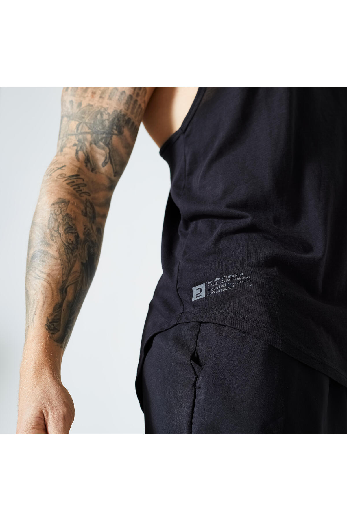 Decathlon Erkek Siyah Stringer Sporcu Atleti - Kas Geliştirme Fiyatı ...