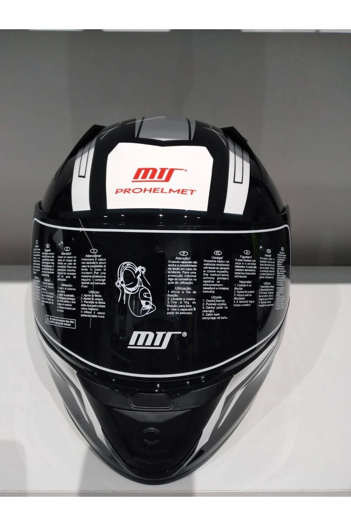 MTS KASK MTS PRO 801 ENERGY GÜNEŞ GÖZLÜKLÜ BLACK/WHITE Fiyatı ...