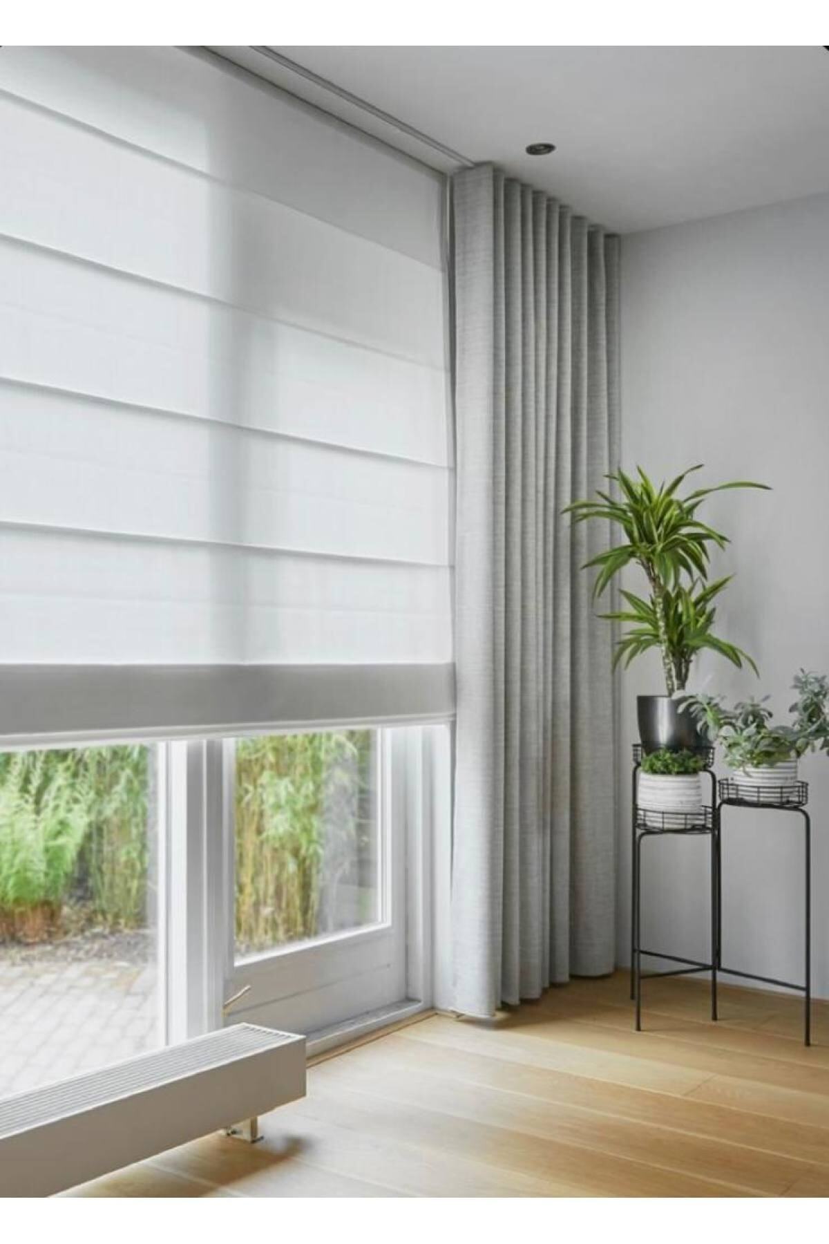 perastore Kalın Beyaz Keten Fon Katlamalı Perde Fiyatı, Yorumları ...