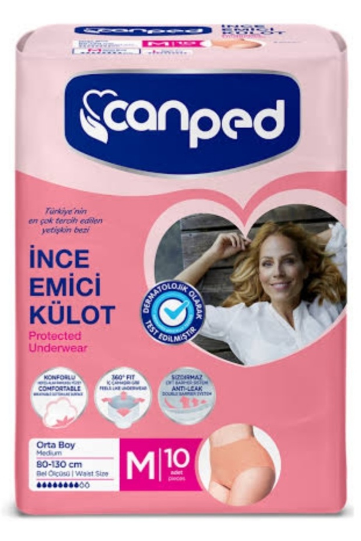 Canped İnce Emici Külot orta beden medium (M) 10 lu - Fiyatı, Yorumları