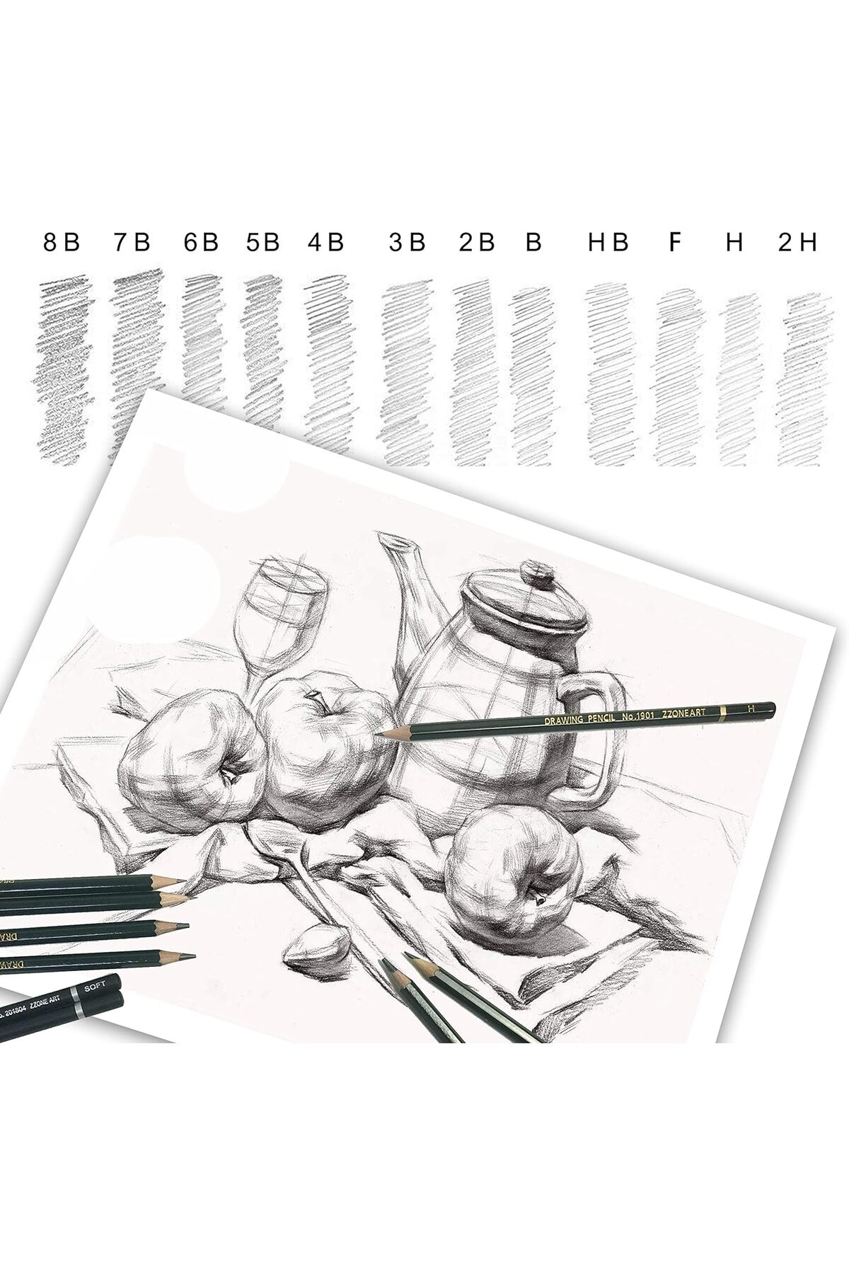 LUPPER Çantalı Boya kalemleri çizim seti, çizim kalemleri çin ...