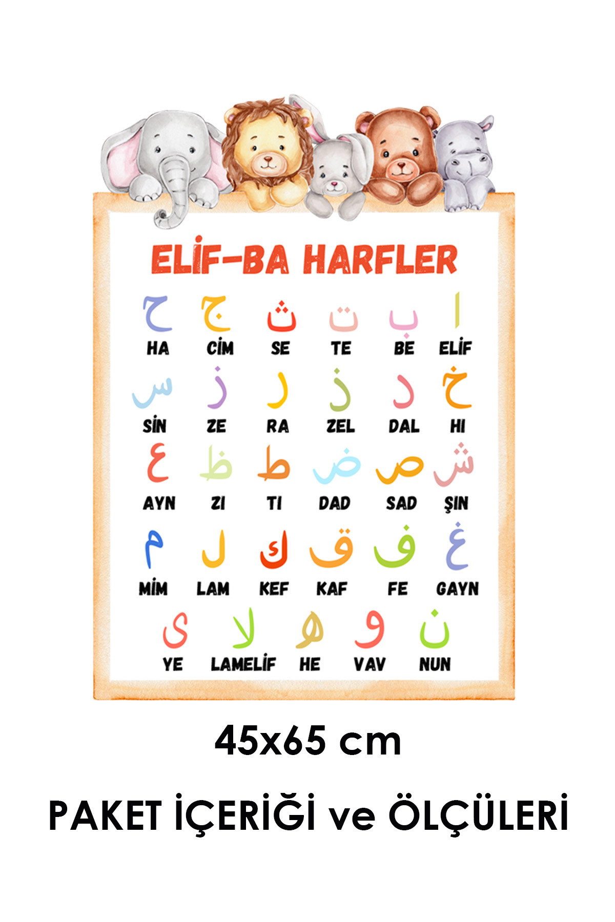 Genel Markalar SN Elif Ba Kuran Harfleri Çocuk Odası Duvar Sticker ...