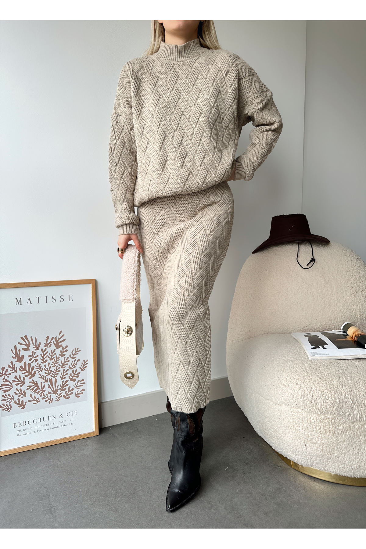 Panda Fashion Kadın Etekli Triko Takım Fiyatı, Yorumları - Trendyol