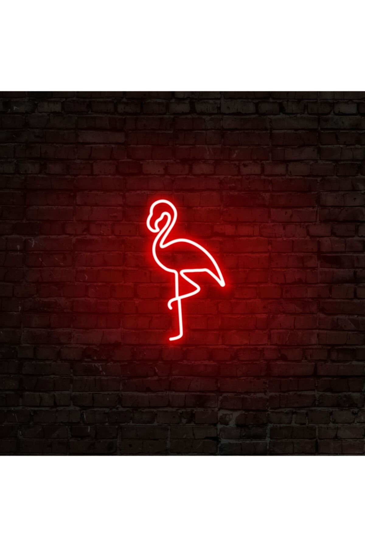 Neon Graph Flamingo Led Dekoratif Duvar Aydınlatması Neon Duvar