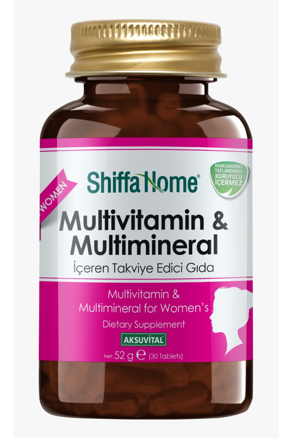 Shiffa Home Multivitamin Ve Multimineral - 30 Tablet - Kadın / Women ...