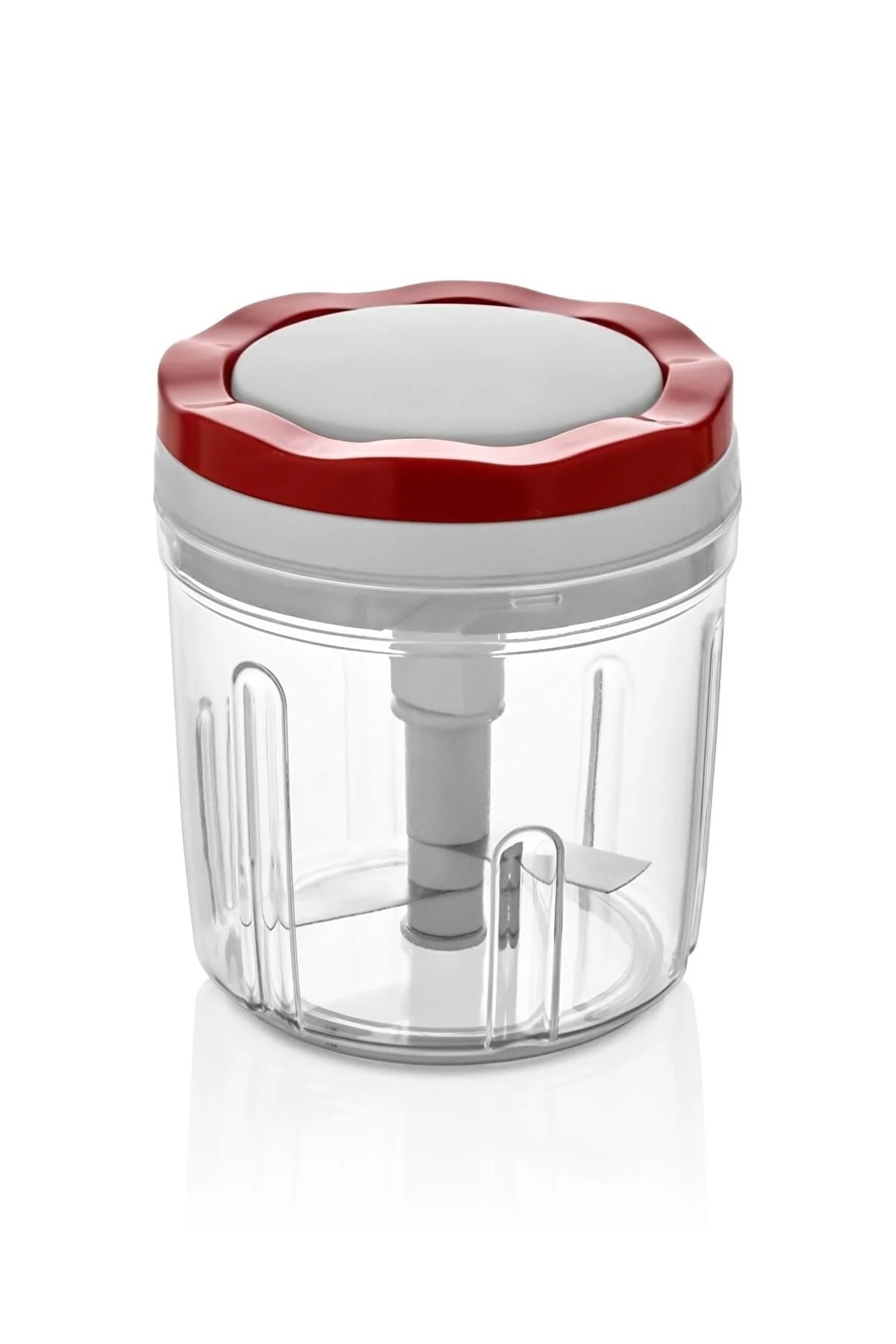 KRM HOME 3 Bıçaklı Ipli El Rondosu Ip Çekmeli Soğan Doğrama Doğrayıcı ...