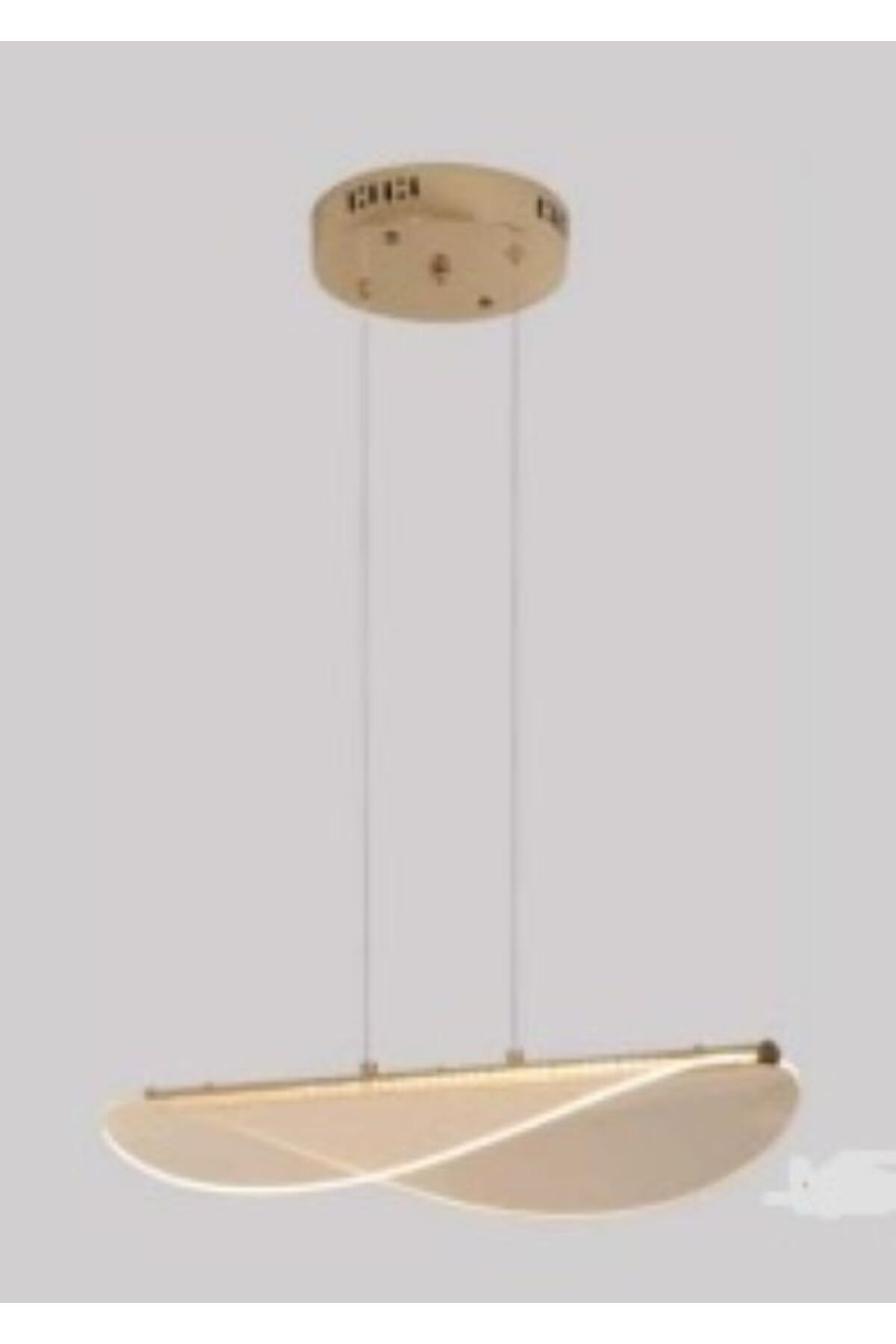 Crystal Palace Led Avize - Ledli Avize - Tekli Sarkıt Avize - Gold ...