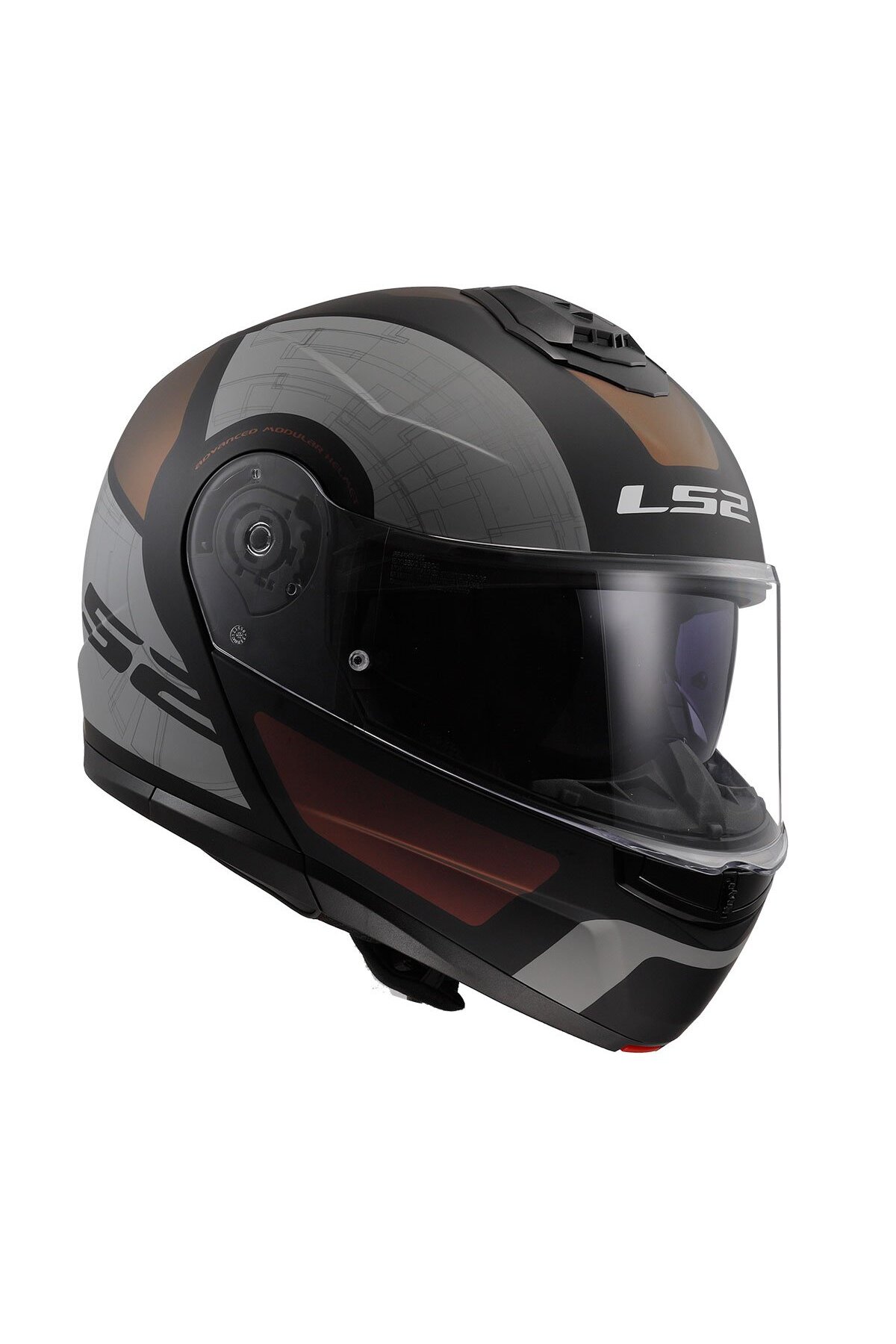 LS2 STROBE 2 ORION MATT SİYAH-MOR-MAVİ ÇENE AÇILIR KASK-BEDEN - XL ...