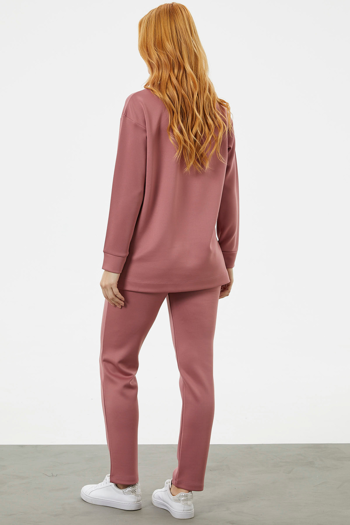 Sementa Baskılı Sıfır Yaka Oversize Eşofman Takım - Gül Fiyatı ...