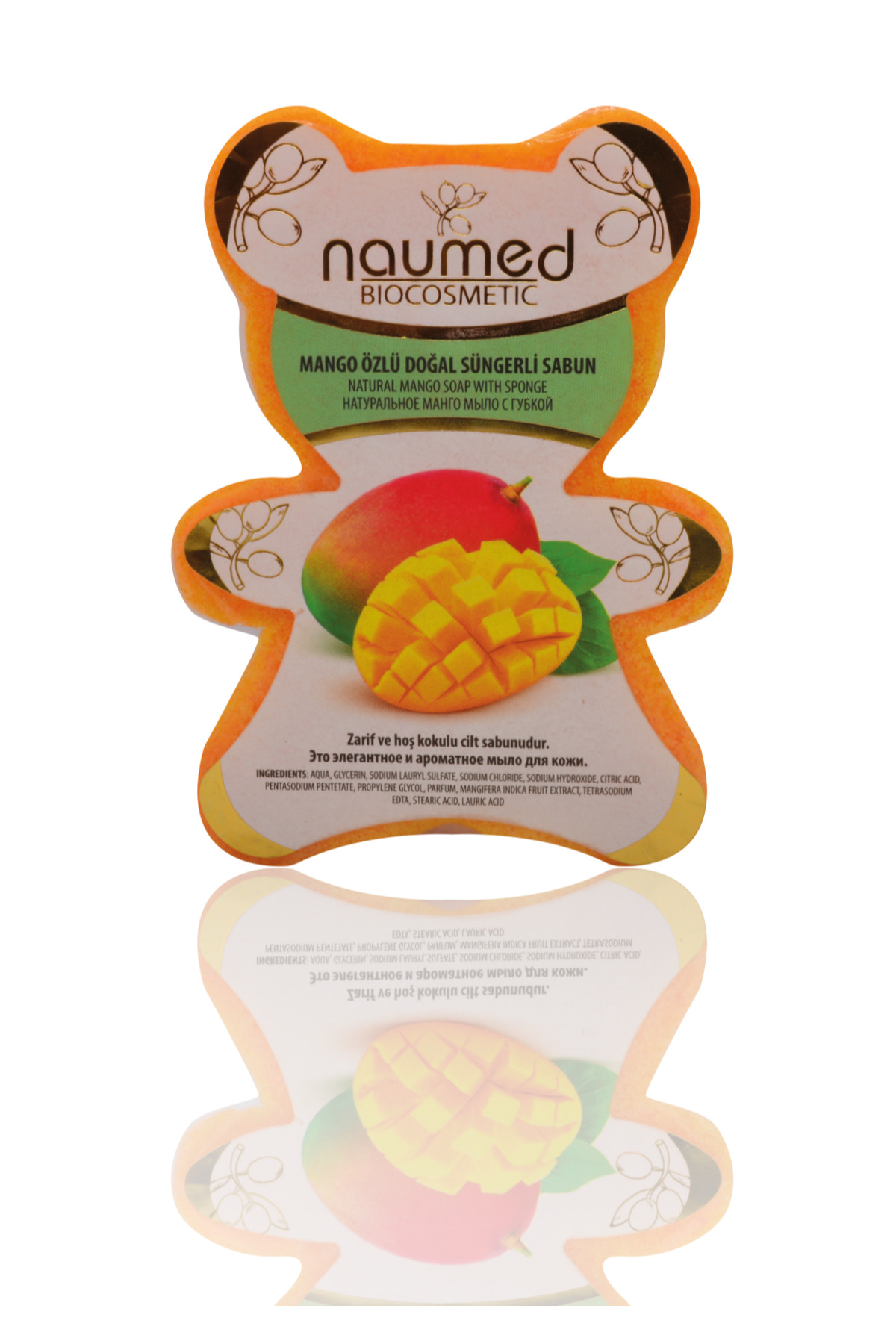 Naumed Biocosmetic Mango Özlü Doğal Ayıcıklı Süngerli Sabun Fiyatı ...