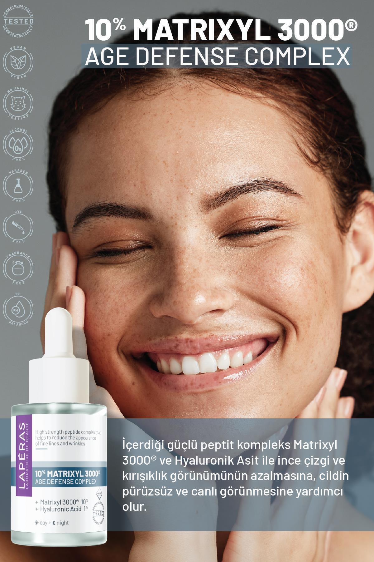 LAPERAS 10% Peptide Matrixyl 3000® 1% Hyaluronic Acid Dolgunlaştırıcı ...