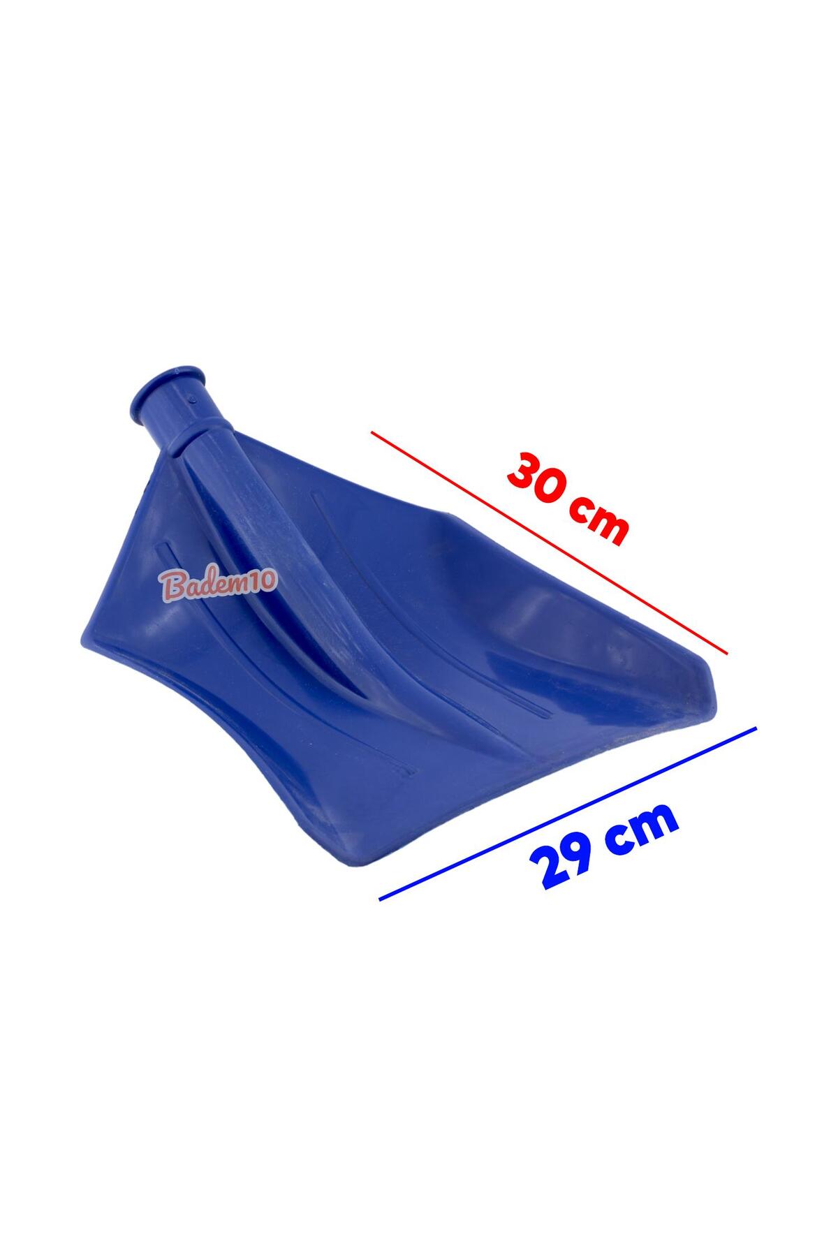 Badem10 Plastik Faryap Kar Küreme Küreği 29x30 cm Kürek Ahır Gübre Hayvan Pisliği Temizleme Mavi ...