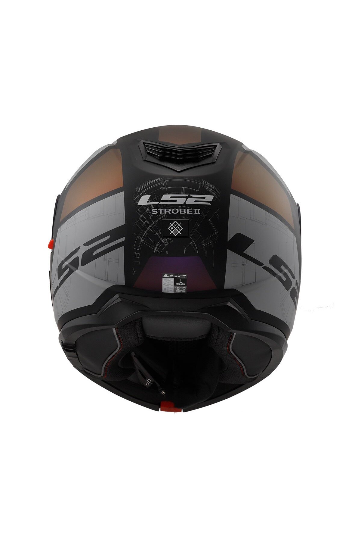 LS2 STROBE 2 ORION MATT SİYAH-MOR-MAVİ ÇENE AÇILIR KASK-BEDEN - XL ...