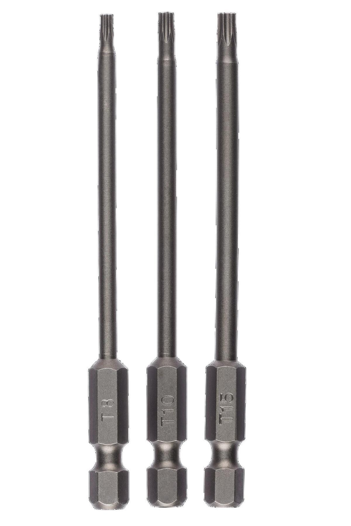 Bosch Torx Bits Ucu Seti T8 / T10 / T15 X 89 Mm 3'lü 2609255971 ...