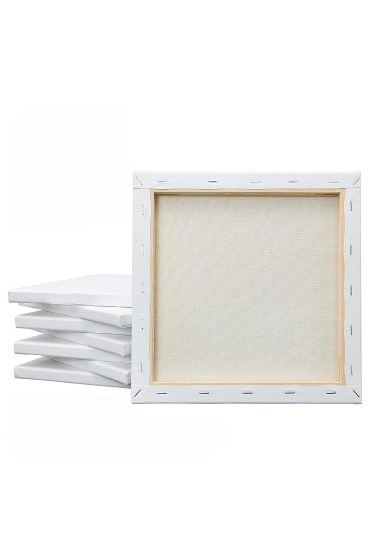 Artlantis Tuval 15x15 Astarlı Kare Mini Tuval 4 Adet Resim Küçük Tuvali ...