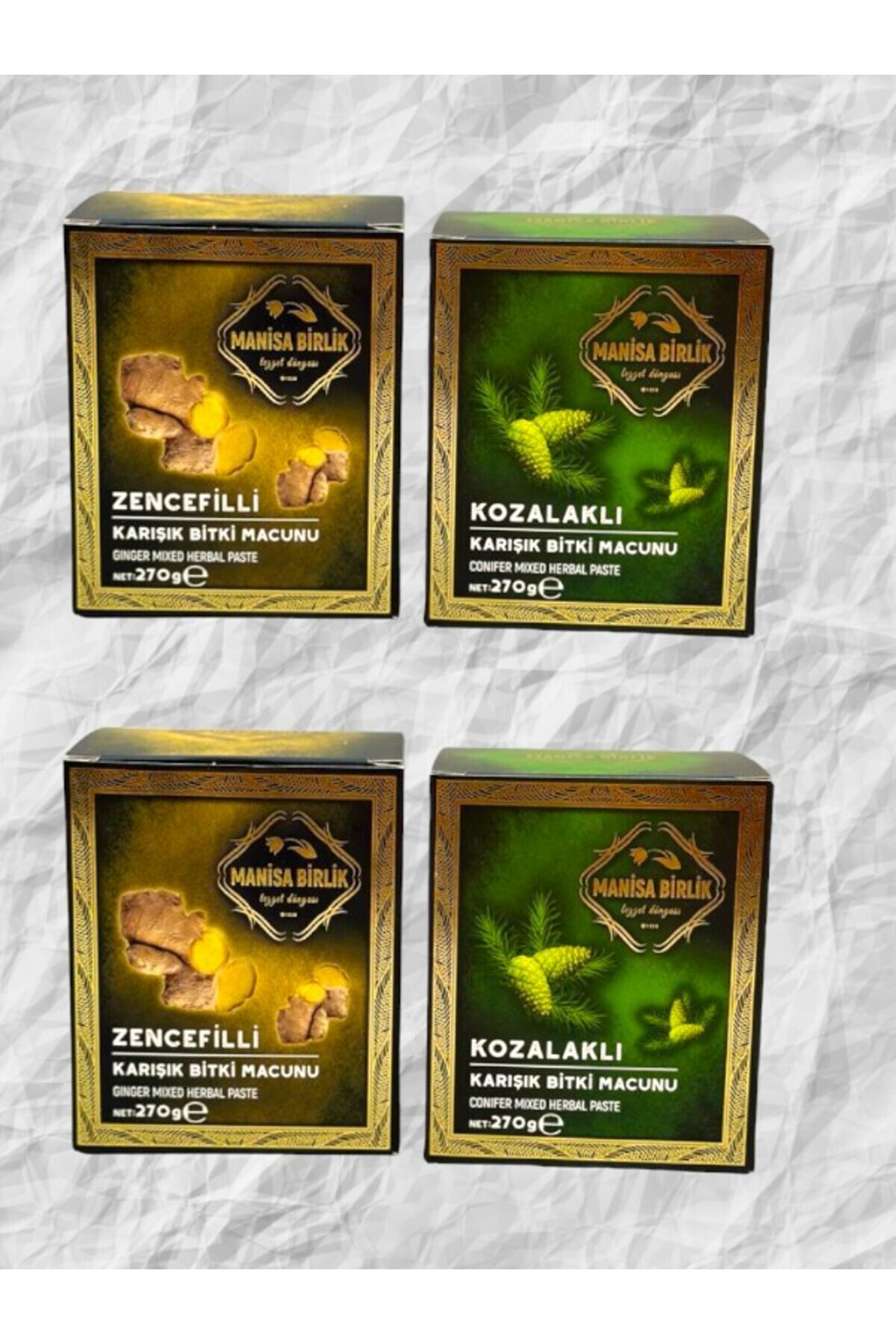 MANİSA BİRLİK KOZALAK MACUNU+ZENCEFİLLİ MACUN 4'LÜ SET Fiyatı, Yorumları - Trendyol