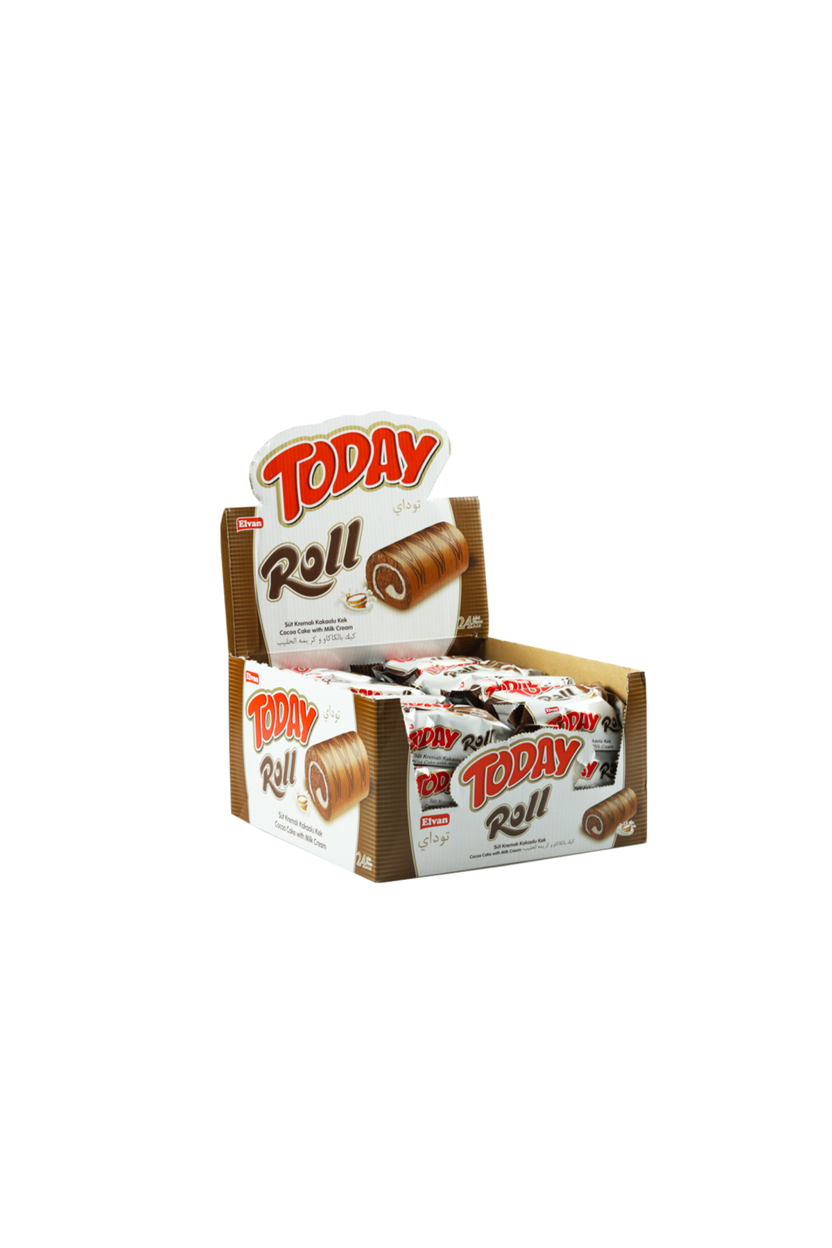 Elvan Today Swiss Roll Süt Kremalı Kek 35 gr 24 Adet (1 KUTU) Fiyatı ...