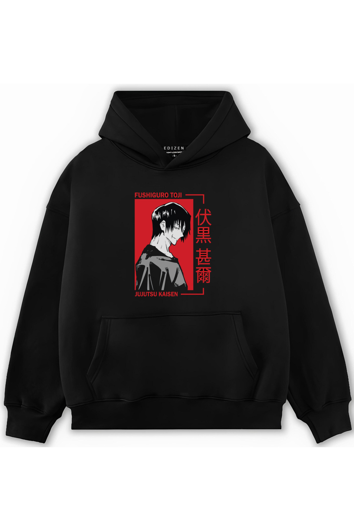 Edizen Fushiguro Toji 2024 Oversize Premium %100 Pamuk Kapşonlu ...