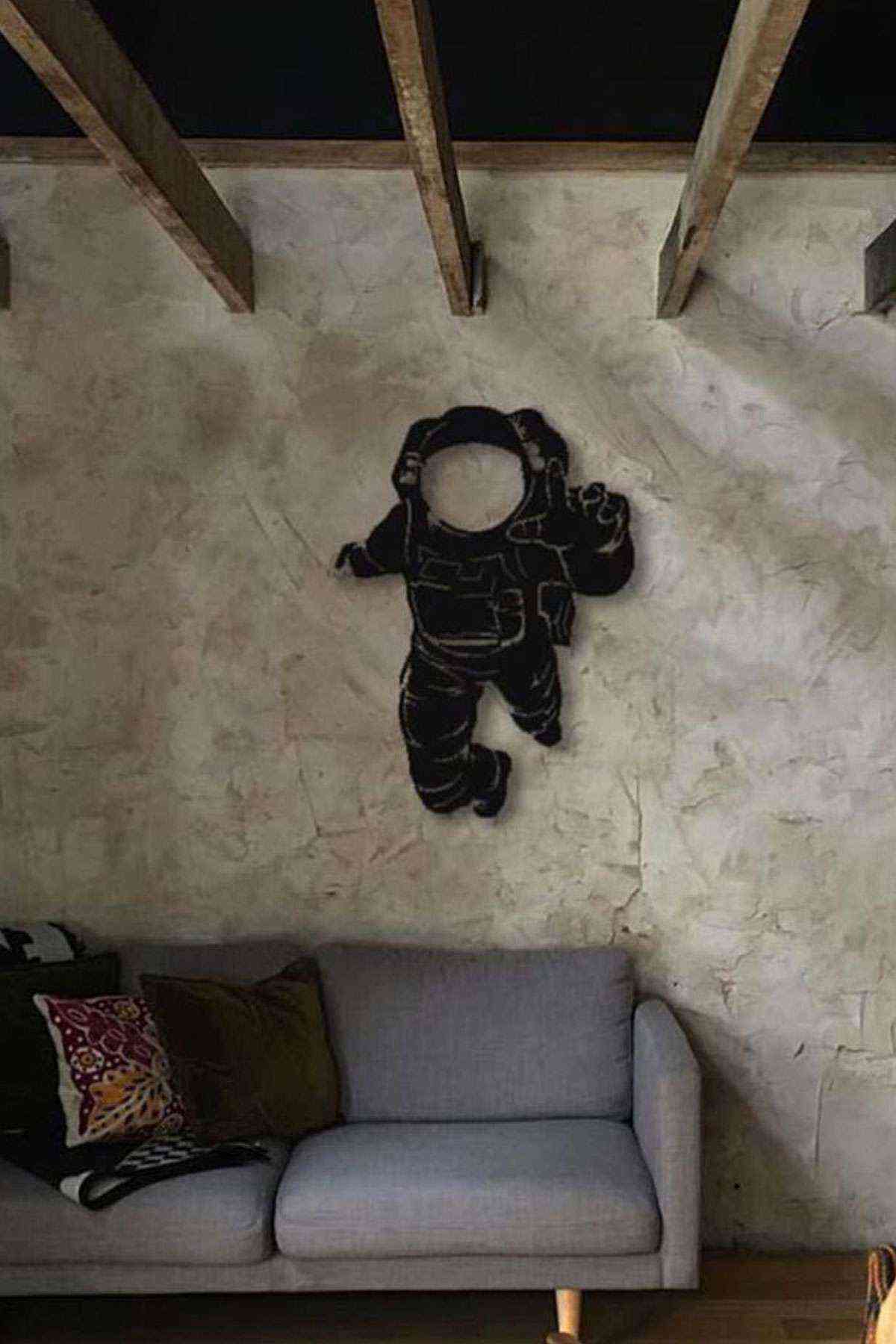 RetroLazer Astronot 3d Mdf Tablo Evinize Ofisinize Yeni Tarz Wall Art ...