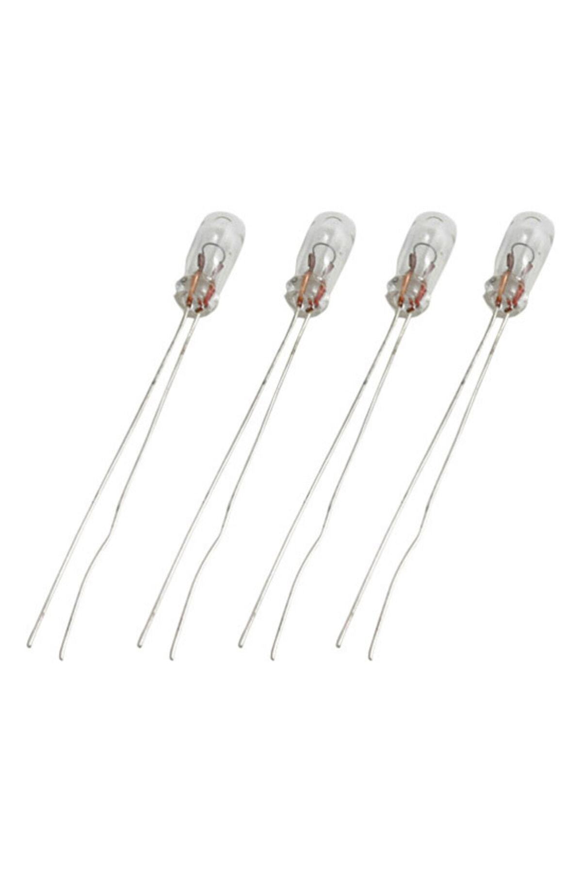 LEDONLİNE 10 Adet 12x4 Mm 12v Mini Ampul Dipsiz Gösterge Ampulü Sarı ...