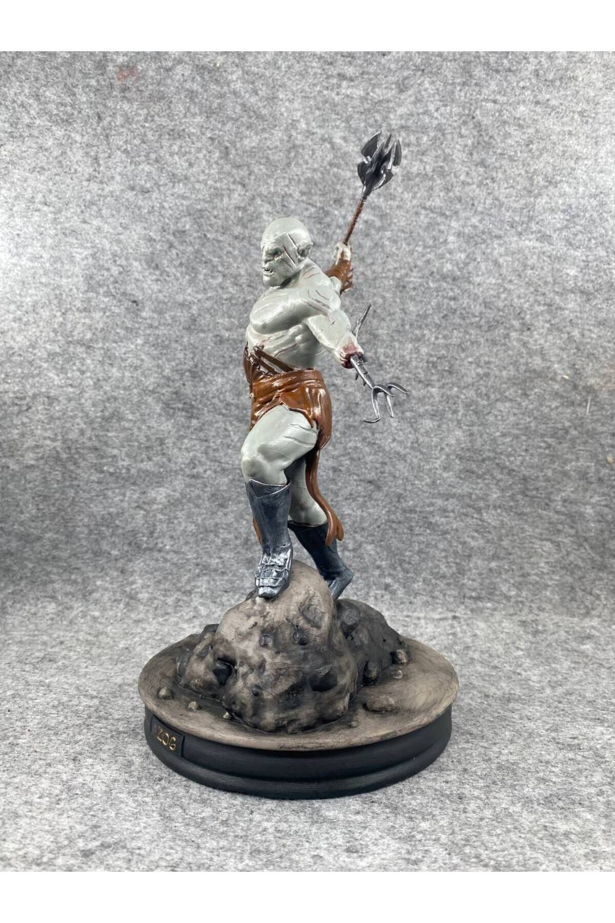 PWUL WORKS Azog ( Goblin ) 30 cm Yüzüklerin Efendisi Lotr Büst / Figür ...