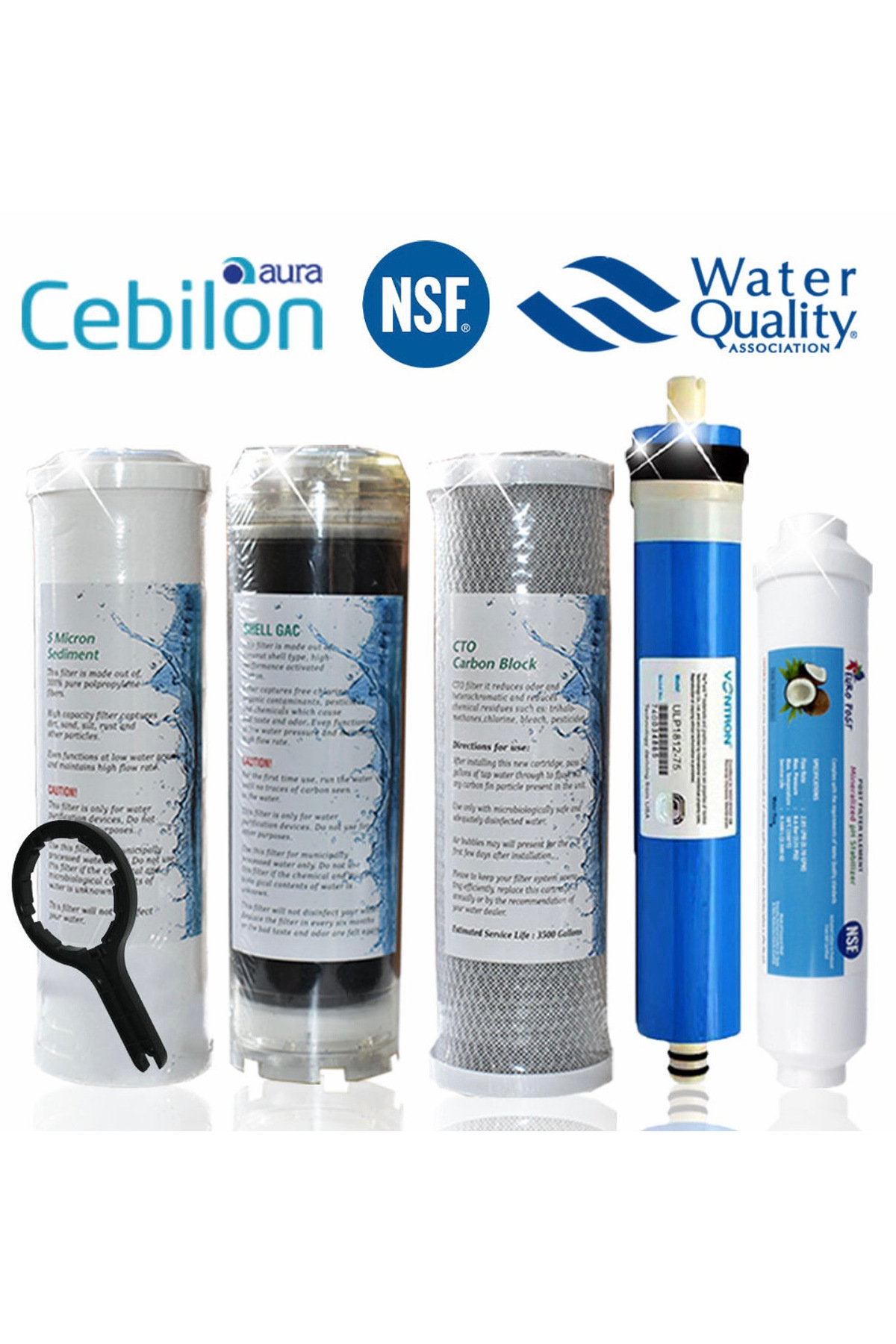 Prolite Ihlas Aura Cebilon Uyumlu 5'li Su Arıtma Filtre Takım VONTRON ...