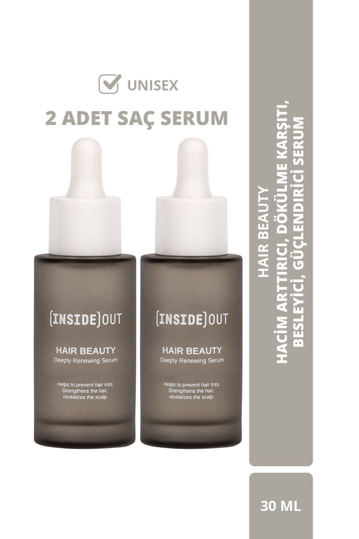 INSIDE OUT Hair Beauty Serum - 35 ML 2'li Paket Fiyatı, Yorumları ...