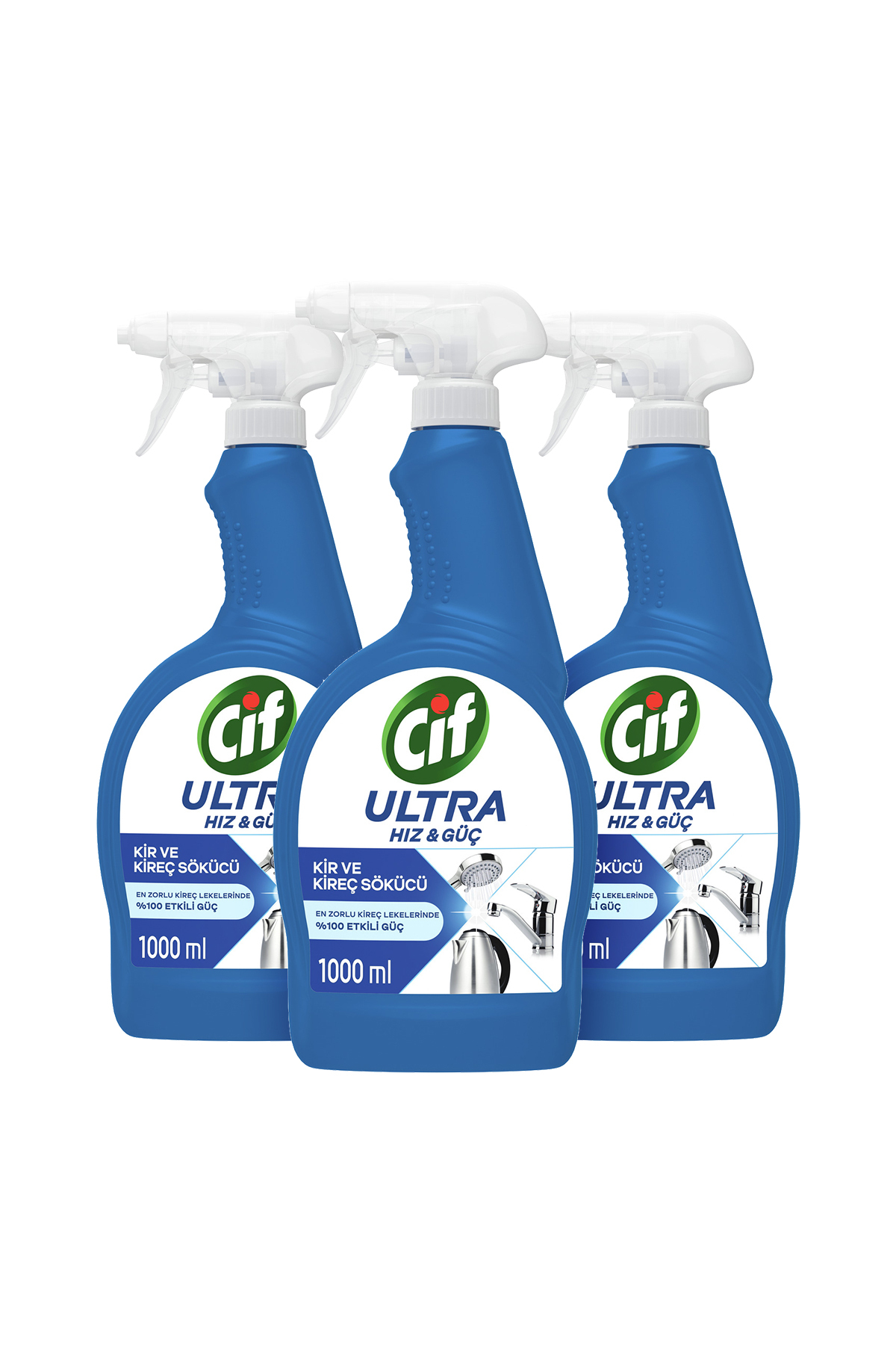 Cif Ultra Hız & Güç Kireç Sökücü Sprey Leke Ve Kir Çıkarıcı 1000 ml ...