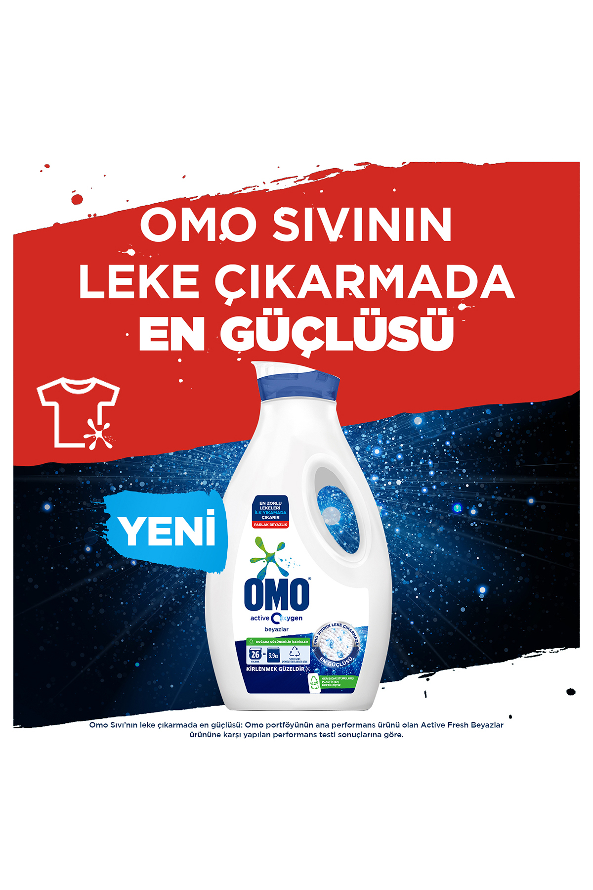 Omo Active Oxygen Etkisi Sıvı Çamaşır Deterjanı Beyazlar Için Leke ...