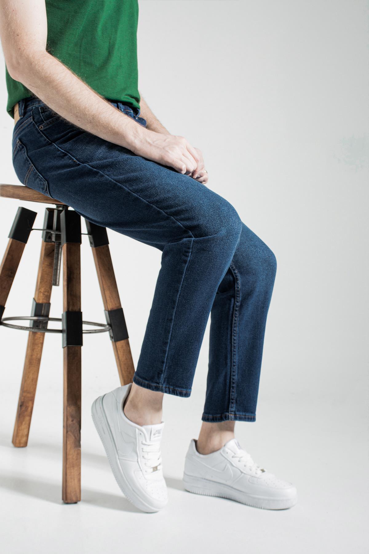 CEDY DENIM Dar Paça Erkek Yüksek Bel Kot Pantolon - Salaş Mom Jean C333 ...