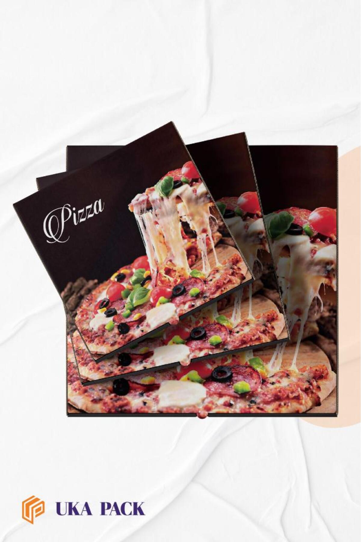 UKAPACK Karton Pide Pizza Kutusu -30X30X4 cm 50’li Paket Fiyatı ...