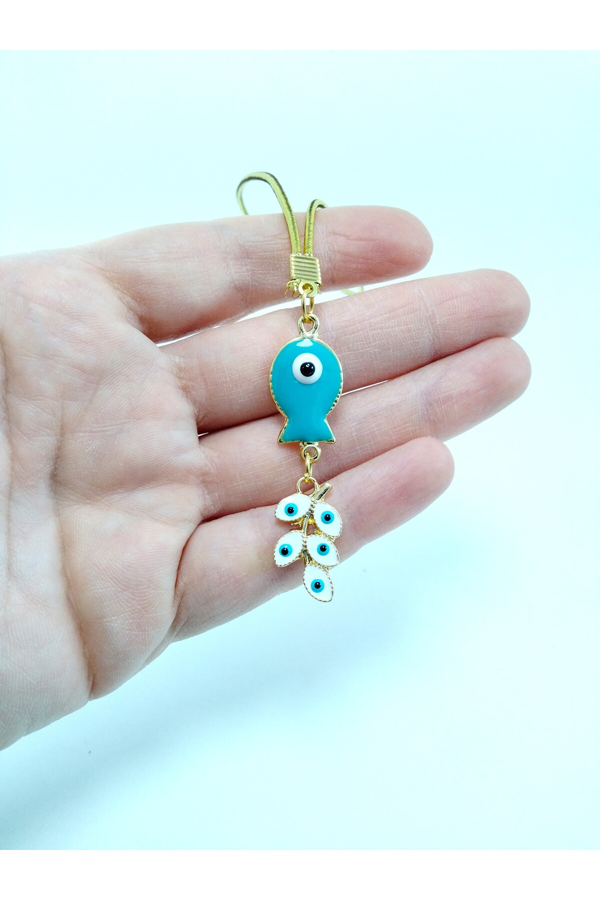 biuti Metal Balık Nazar Boncuğu Araba Dikiz Ayna Süsü Lüks Hediyelik Aksesuar, Yeni Araba ...