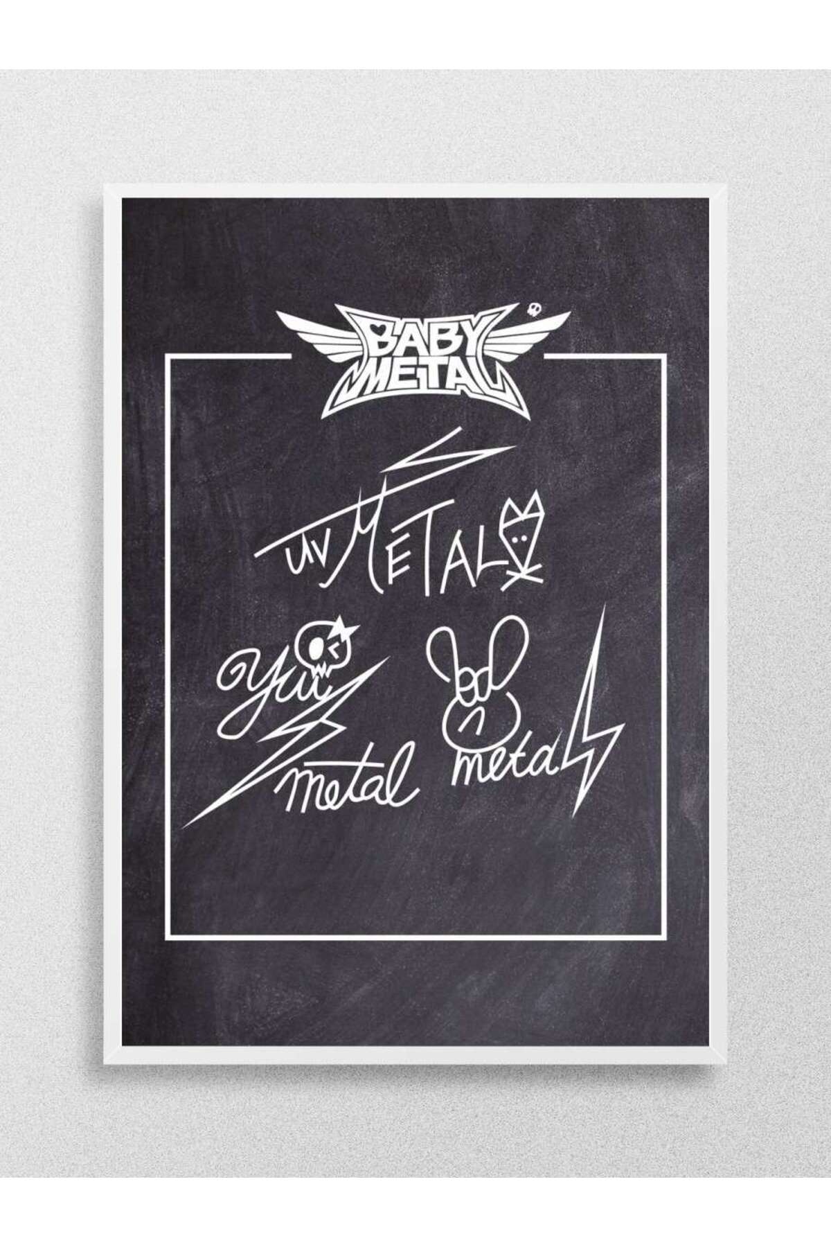 Mudi Store Babymetal Signature Anime Poster Çerçevesiz Yüksek Kalite ...