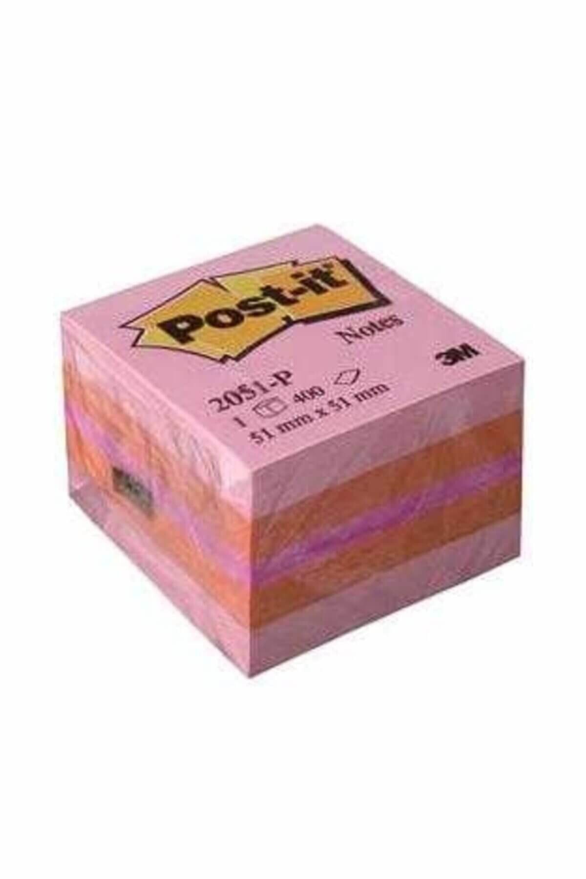 3M 400 Sheets Pink Cube - 52X52 Mm, Mini Shades 2051-P - Trendyol