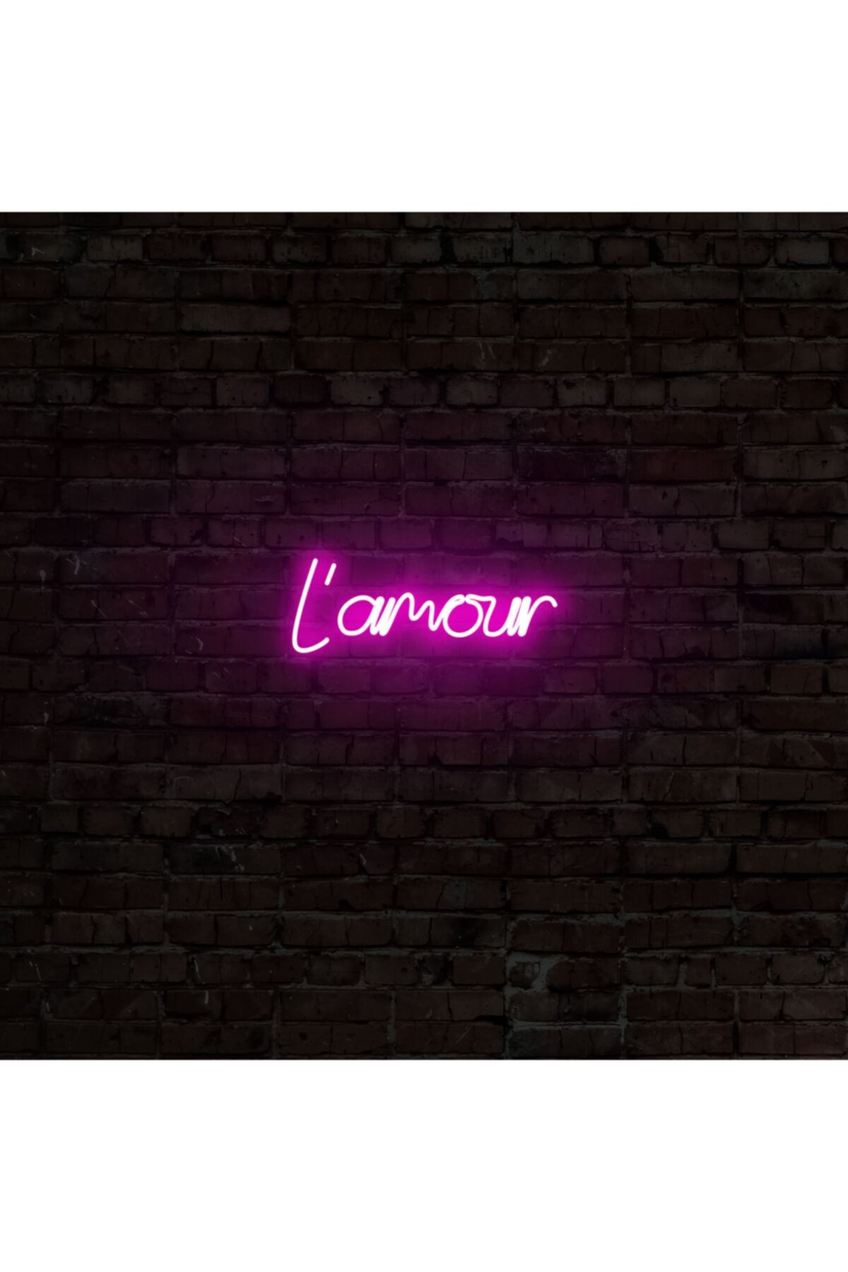 Neon Graph Lamour Led Dekoratif Duvar Aydınlatması Neon Duvar