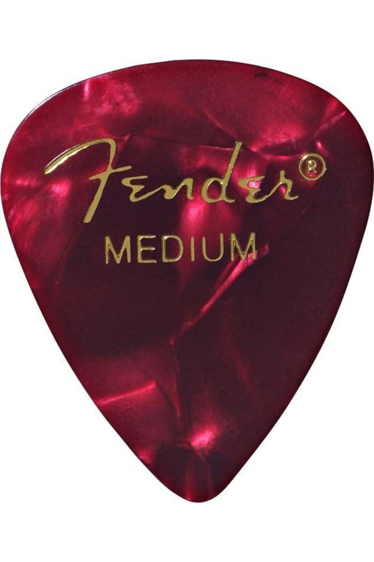 FENDER Premium Celluloid Picks Red Moto Medium Pena 1 Adet 351Fiyatı ...