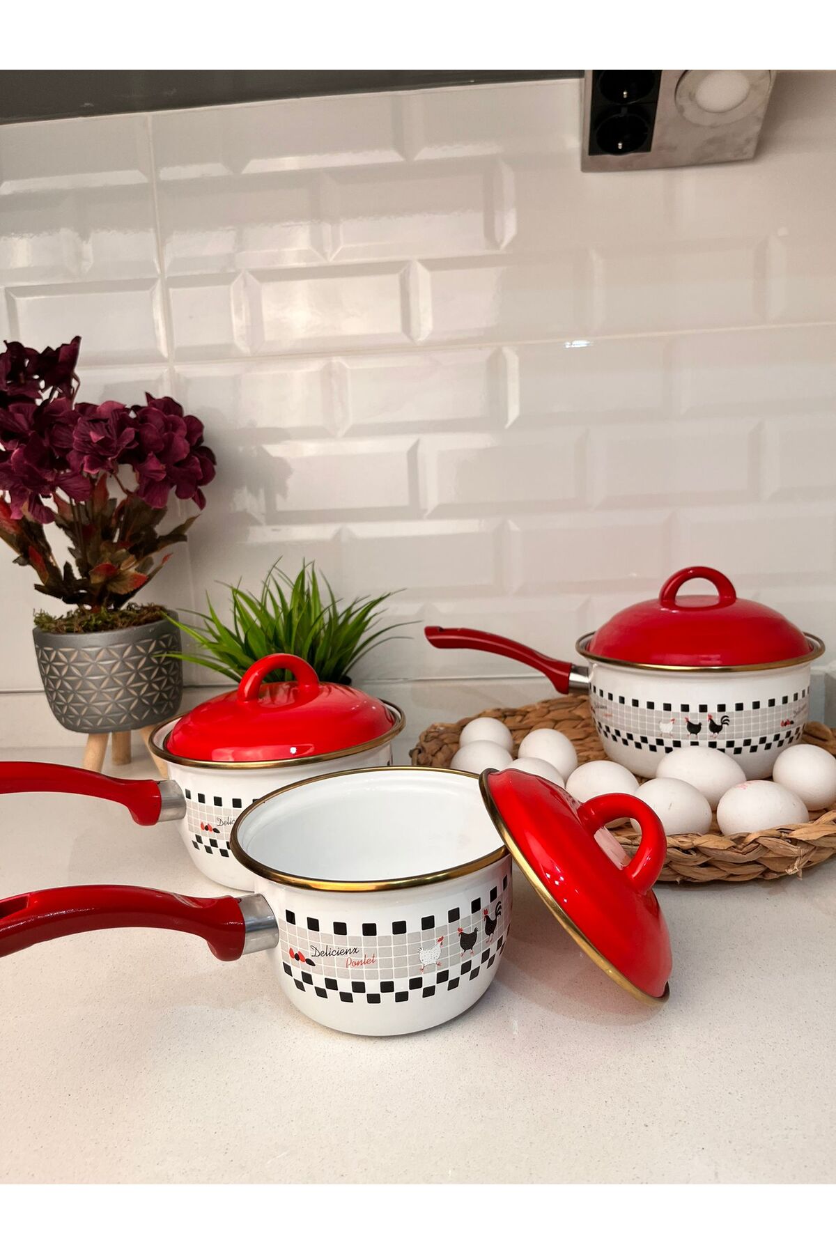 Sezka Life Rafadan Yumurta Pişirme Haşlama Tenceresi Ve Sos Tenceresi ...