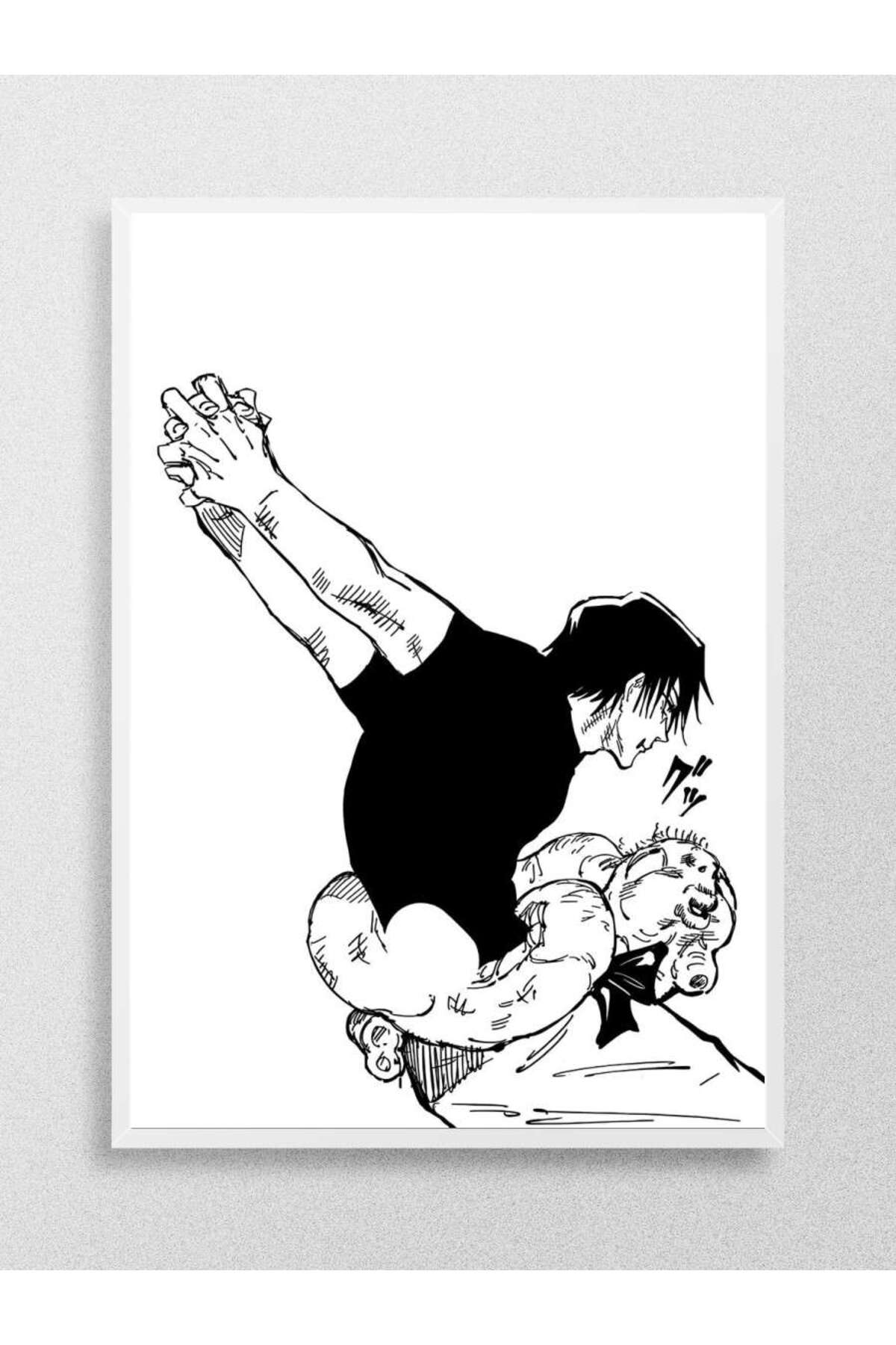 Mudi Store JJK Toji Fushiguro Anime Poster Çerçevesiz Yüksek Kalite ...