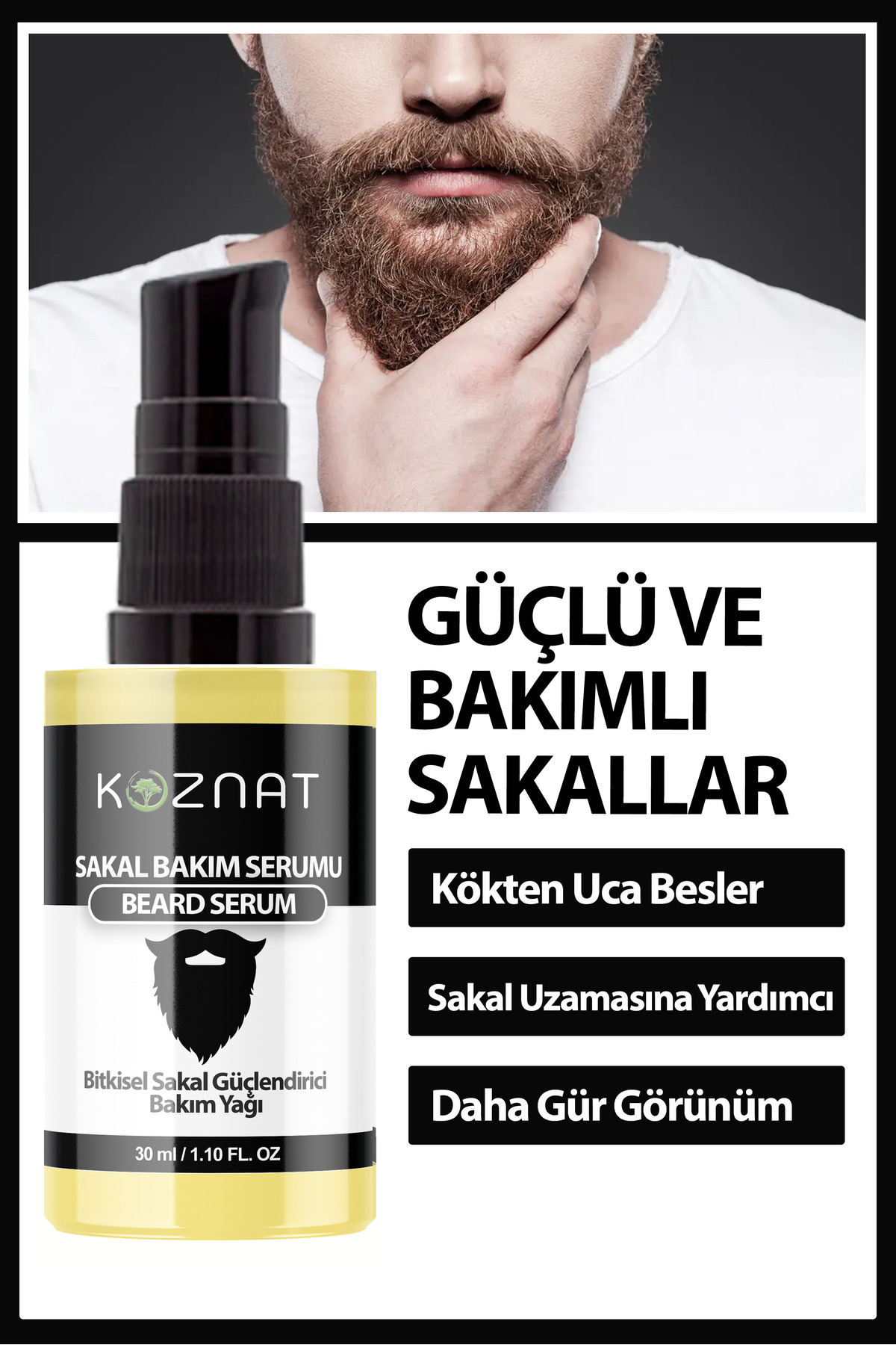 Koznat Dolgunlaştırıcı Canlandırıcı Sakal Serumu 30 Ml Fiyatı, Yorumları - Trendyol