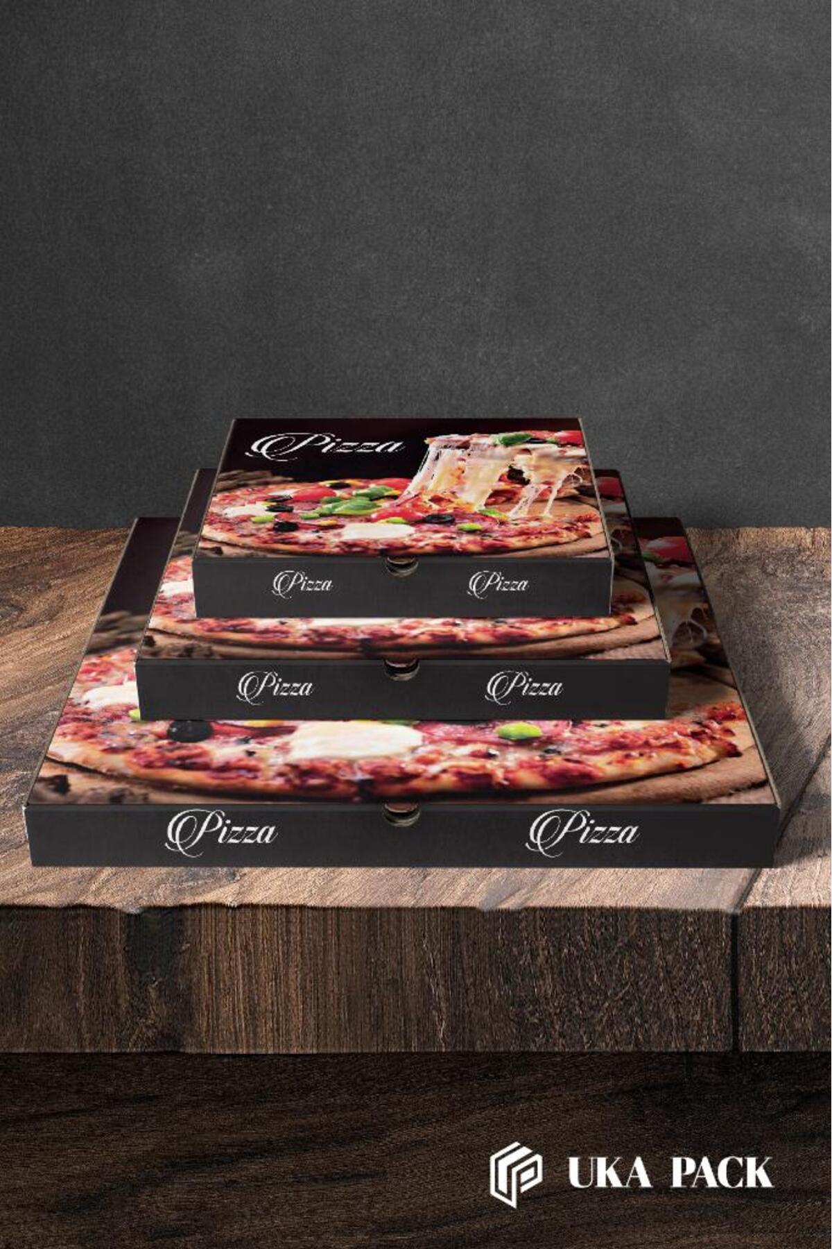 UKAPACK Karton Pide Pizza Kutusu -30X30X4 cm 50’li Paket Fiyatı ...