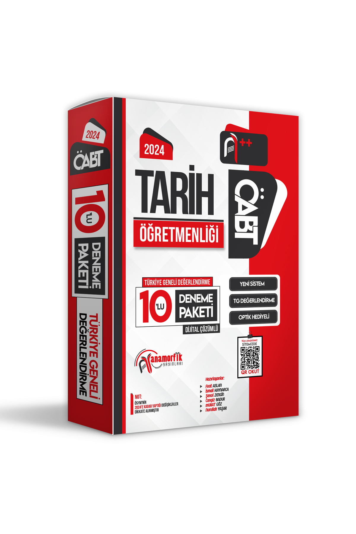 Anamorfik Yayınları 2024 Oabt Tarih Öğretmenliği 10lu Paket Dijital ...