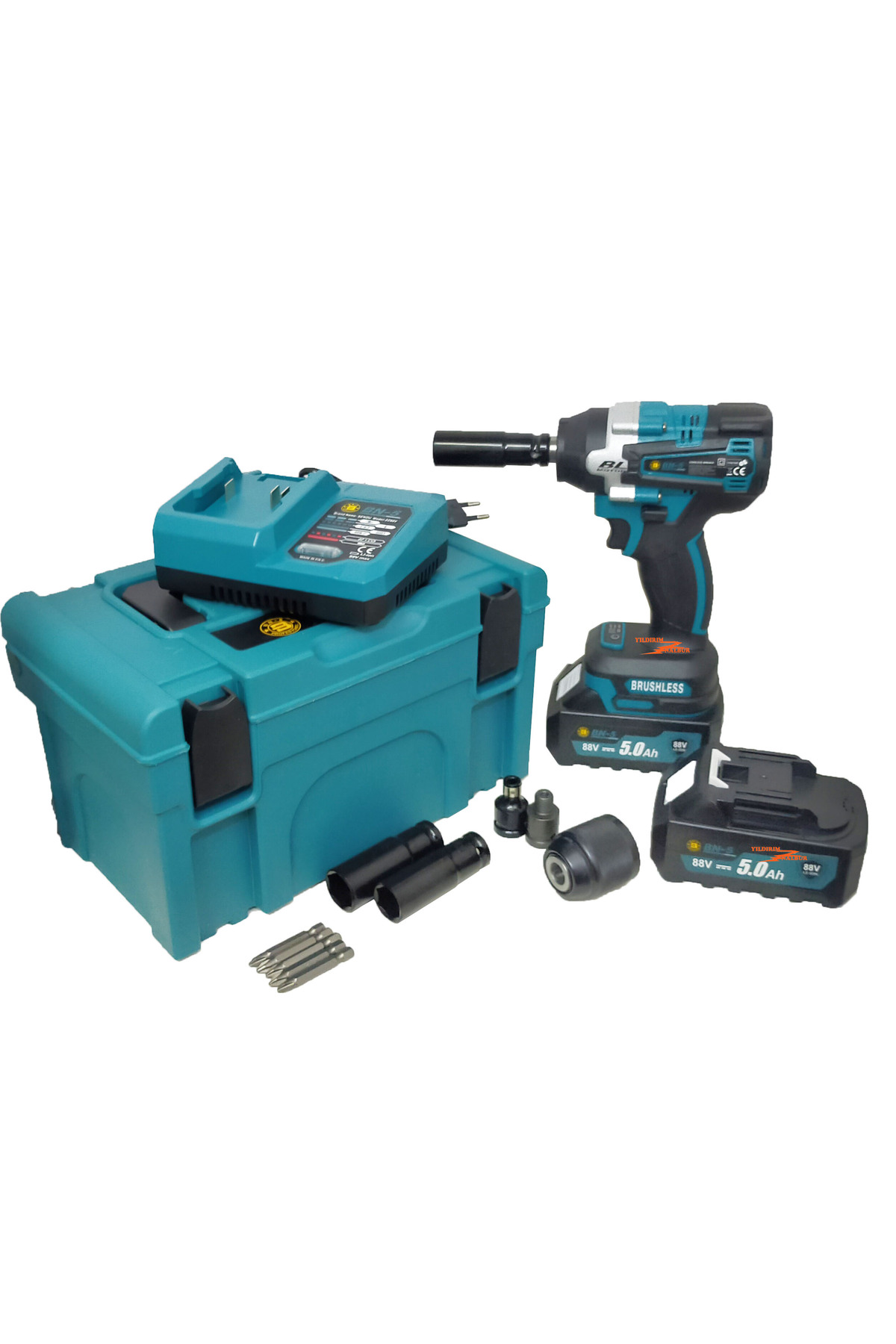 yıldırım nalbur ŞARJLI BİJON SIKMA MATKABI SOMUN SIKMA MANDRENLİ ...