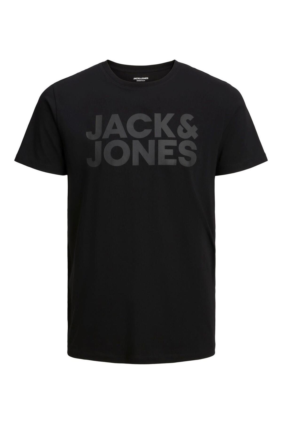Jack & Jones Jack&Jones Essentıals Erkek 12151955 T-Shırt Siyah ...