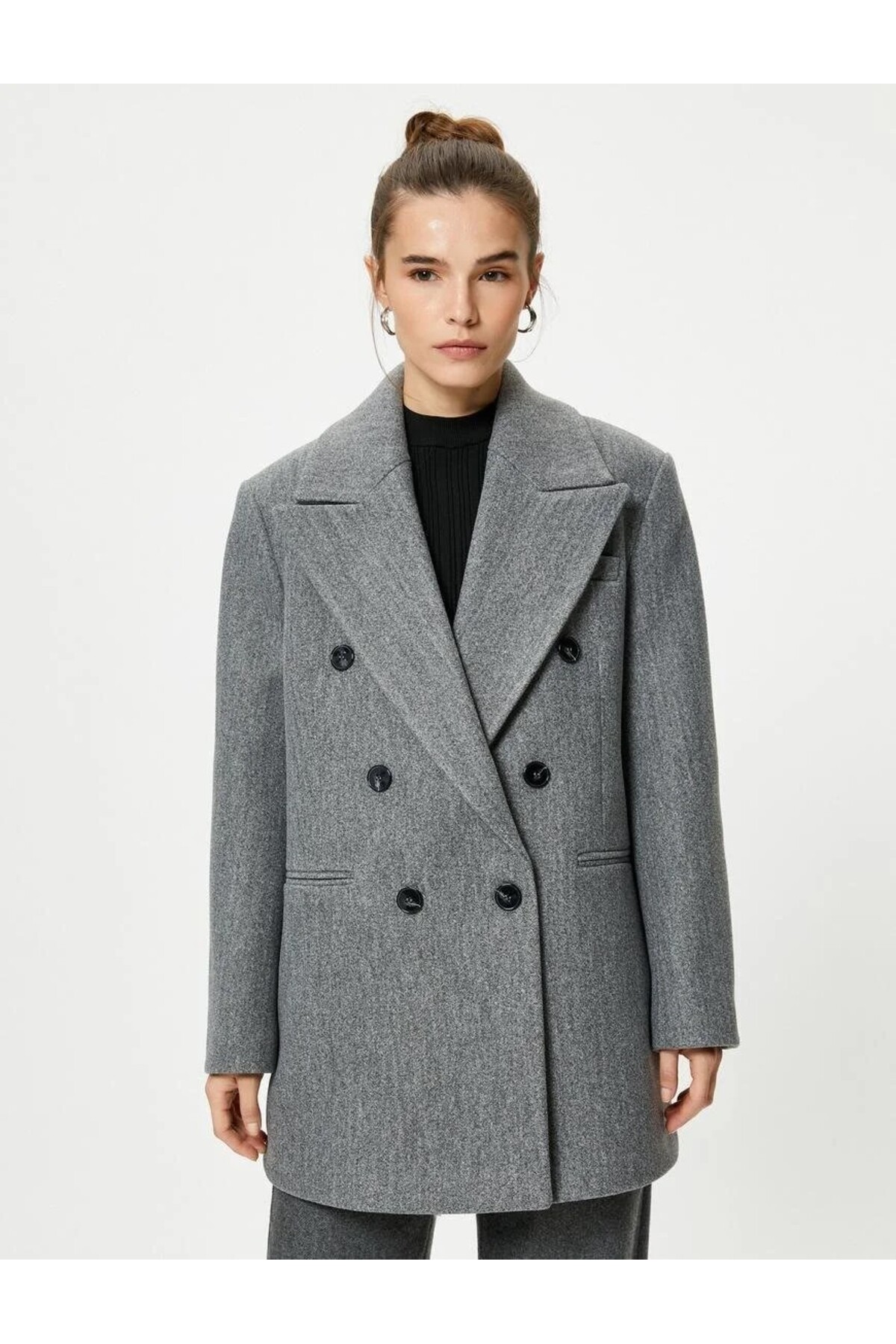 Koton 4wak00258ew Kadın Kaban Gri Fiyatı, Yorumları - Trendyol