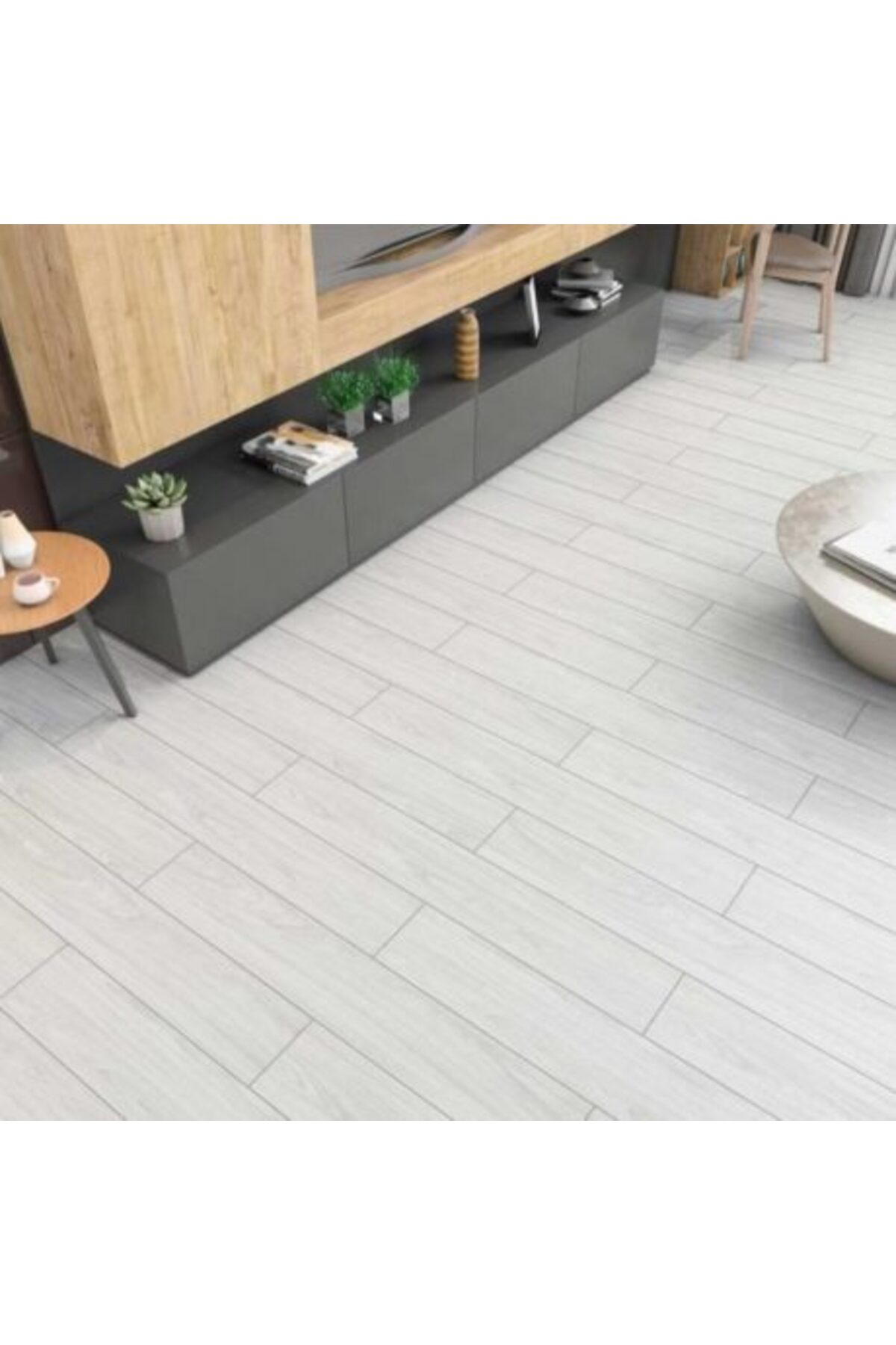 floorpan Sunex Gri Ceviz Laminat Parke 31. Sınıf 8 Mm Derzli Parke ...
